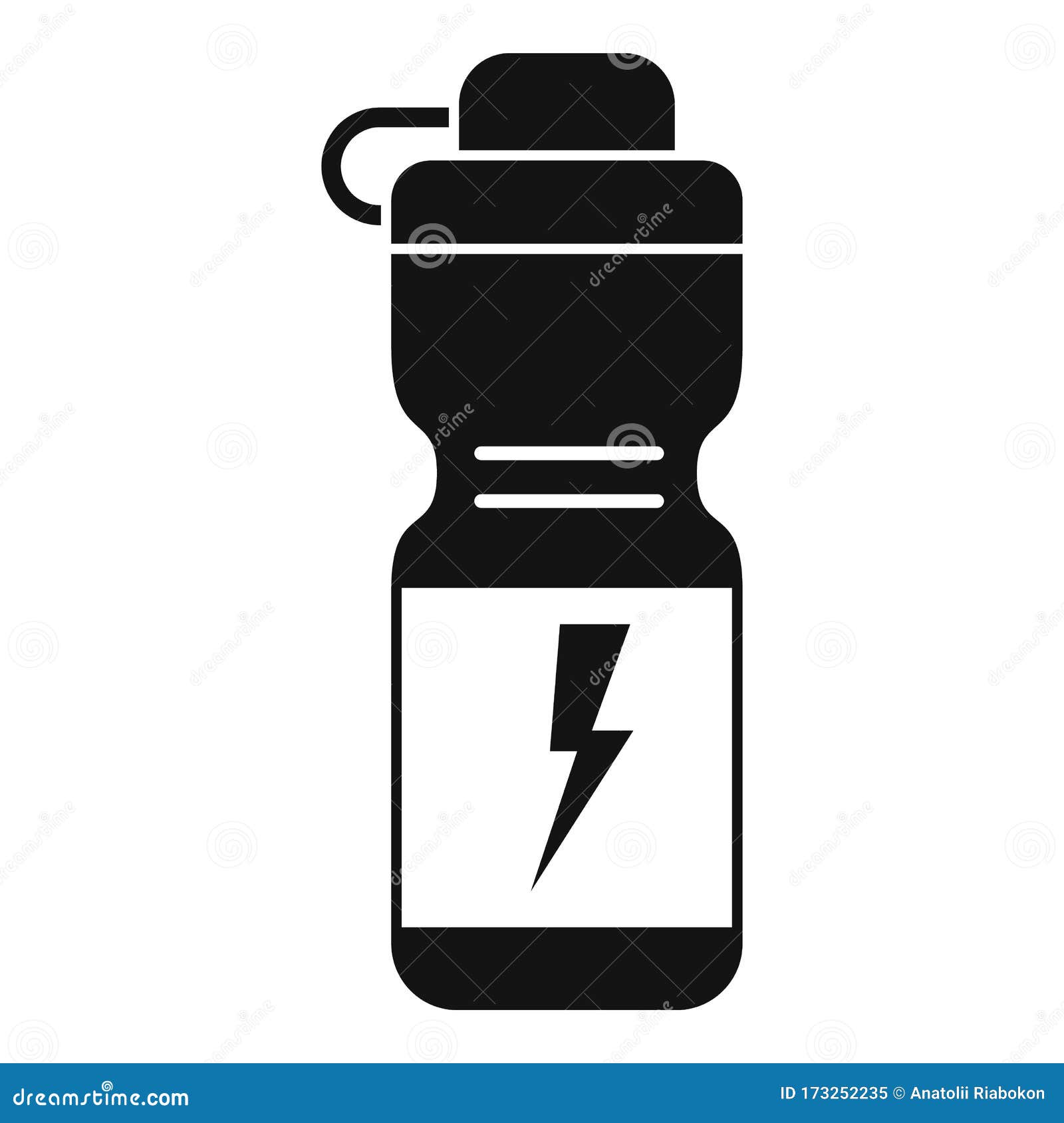 Boost Energy Drink Icon, Simple Style Stock Vector - Illustration of ...