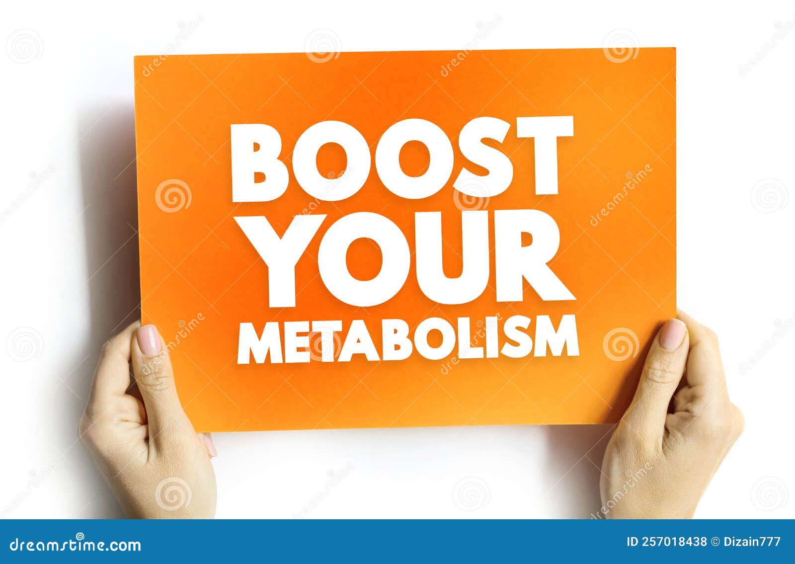 Boost Your Metabolism Text Quote, Concept Background Stock Photo ...