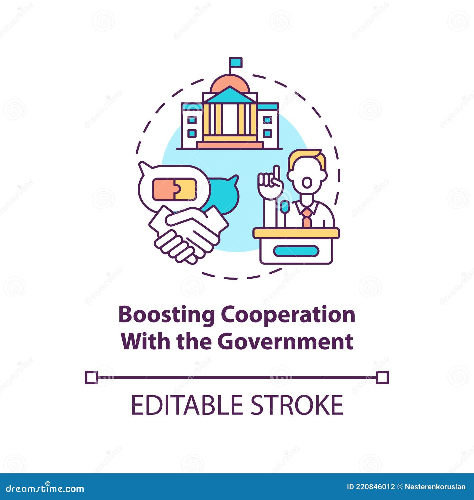 Boosting Potential Icon, Black Vector Sign With Editable Strokes ...