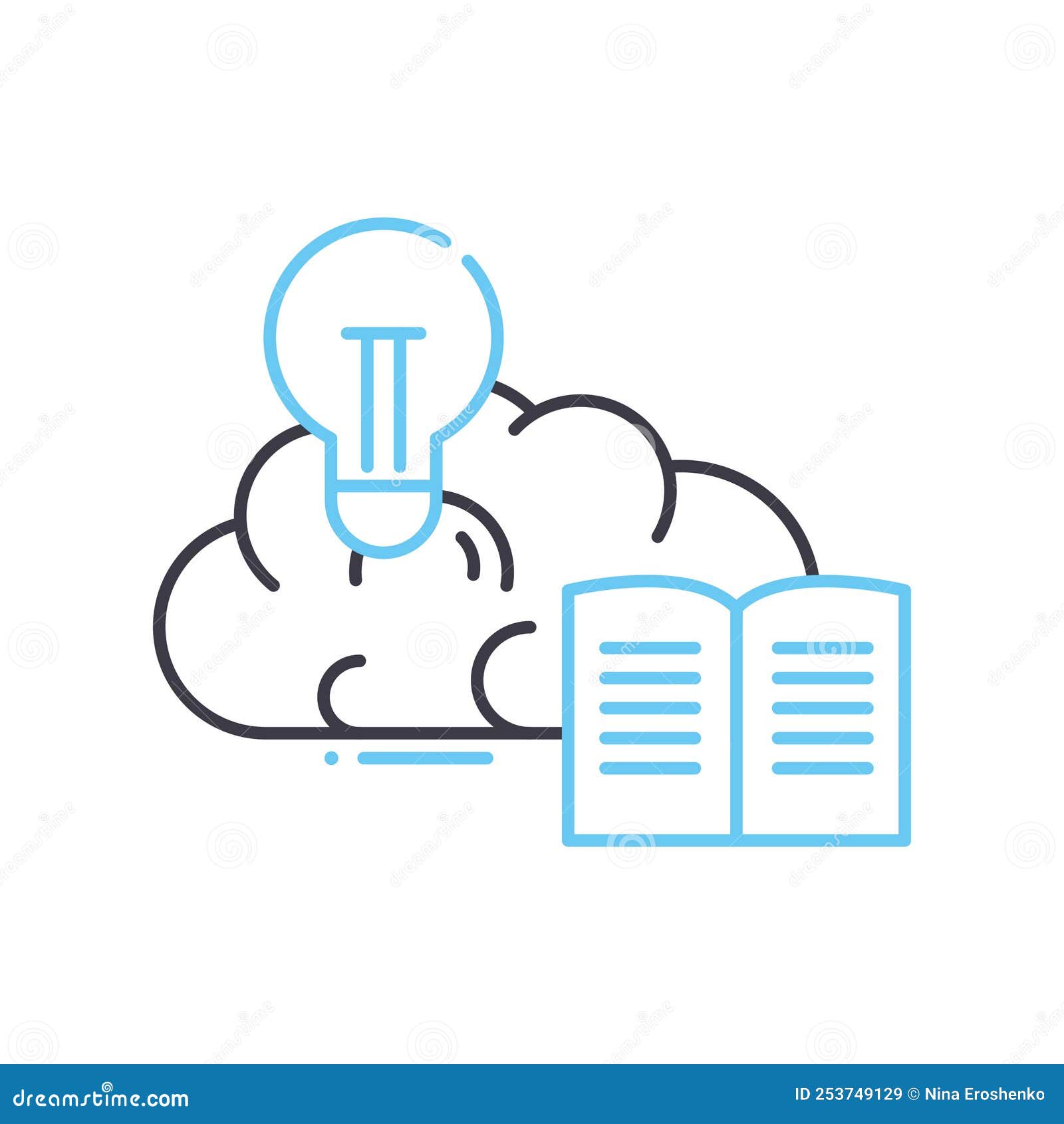 Boosting Potential Line Icon, Outline Symbol, Vector Illustration ...