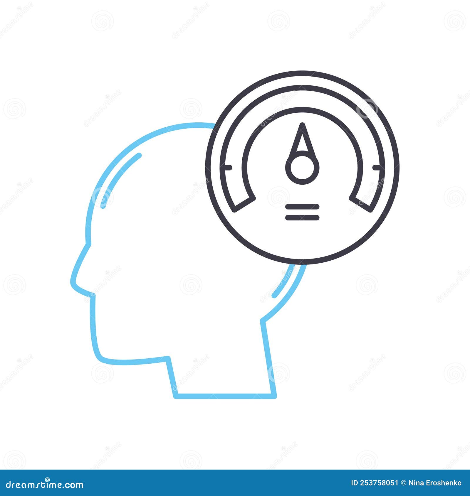 Boosting Potential Line Icon, Outline Symbol, Vector Illustration ...