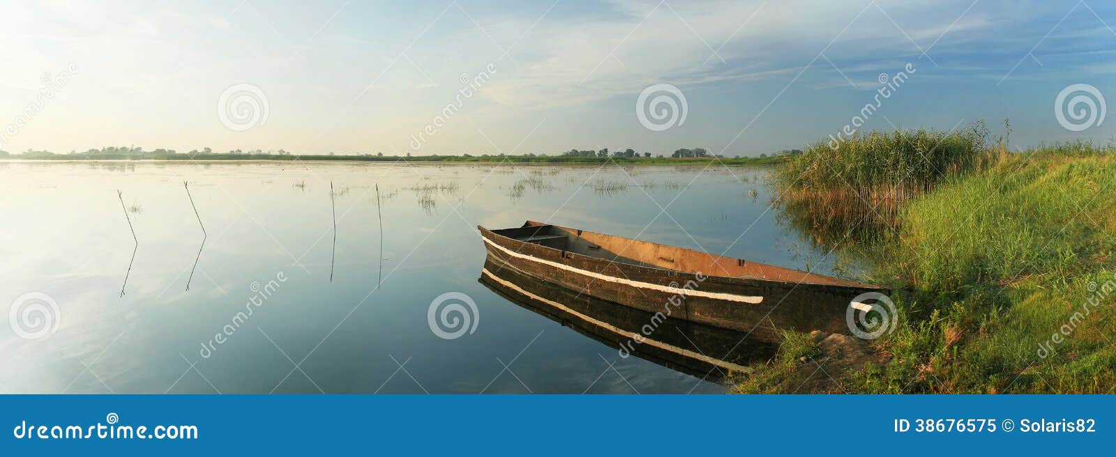 Boot auf See stockbild. Bild von sport, fischer, bootfahrt - 38676575