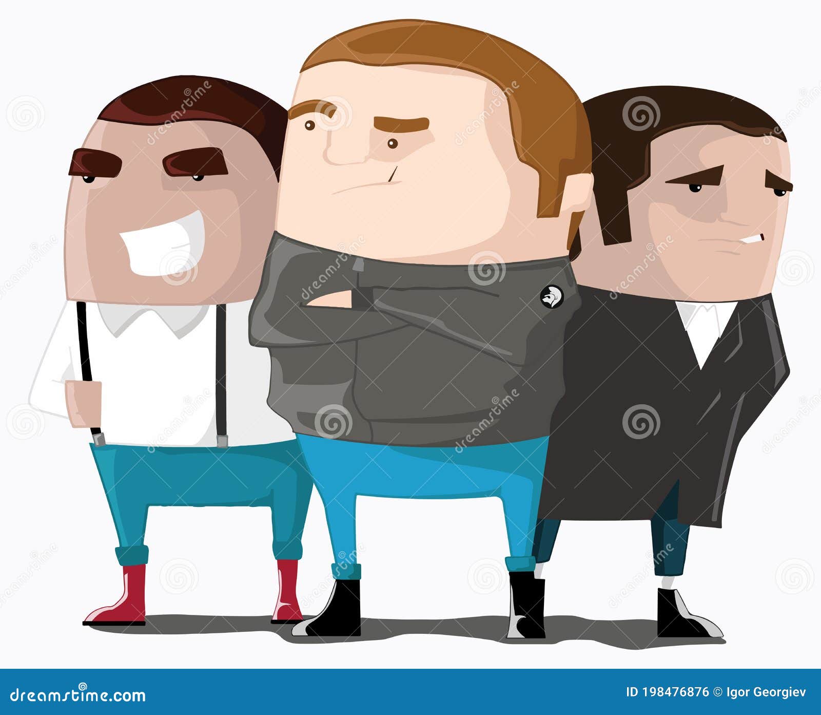 Skinhead Boot Boys Vector Flash Stock Vector - Illustration of skinhead ...