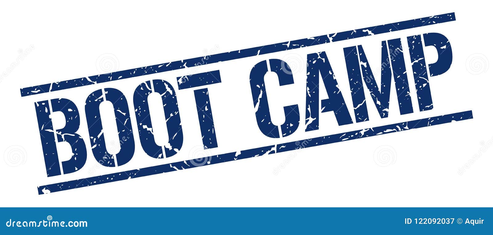 Boot camp stamp stock vector. Illustration of seal, camp - 122092037