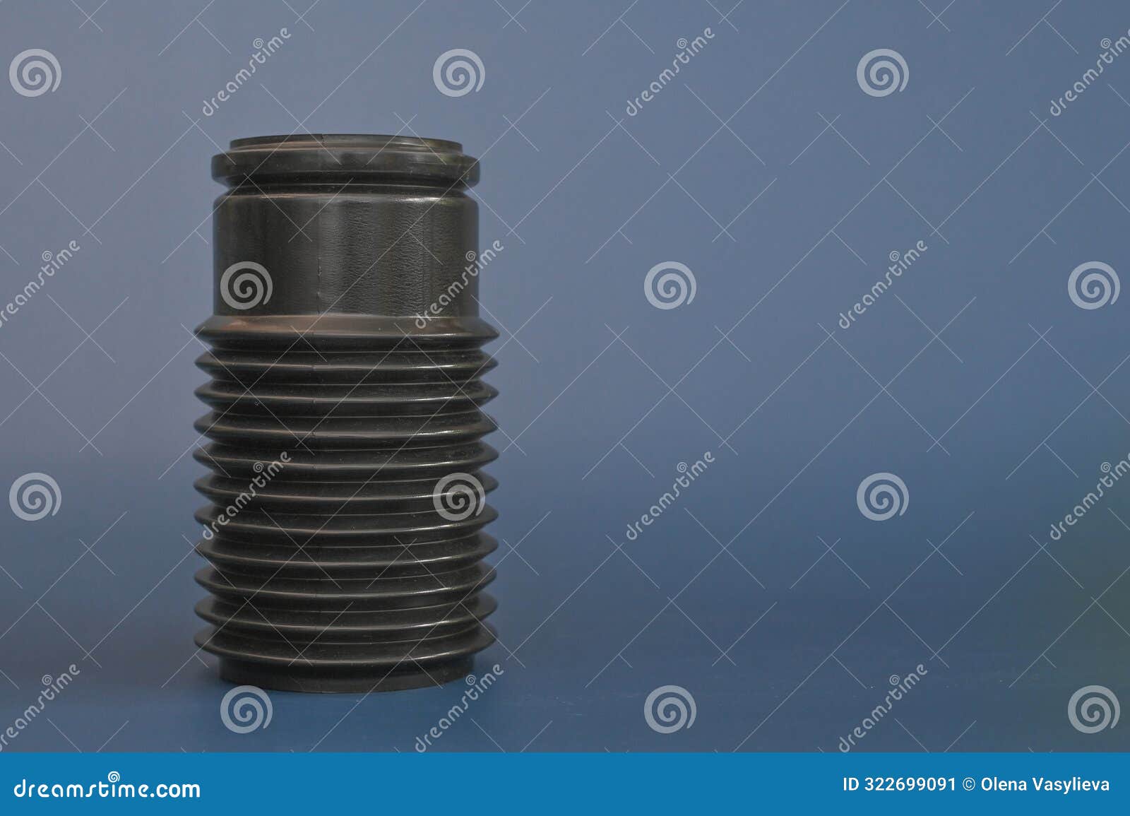 Boot on the Car Shock Absorber. on a Blue Background Stock Image ...