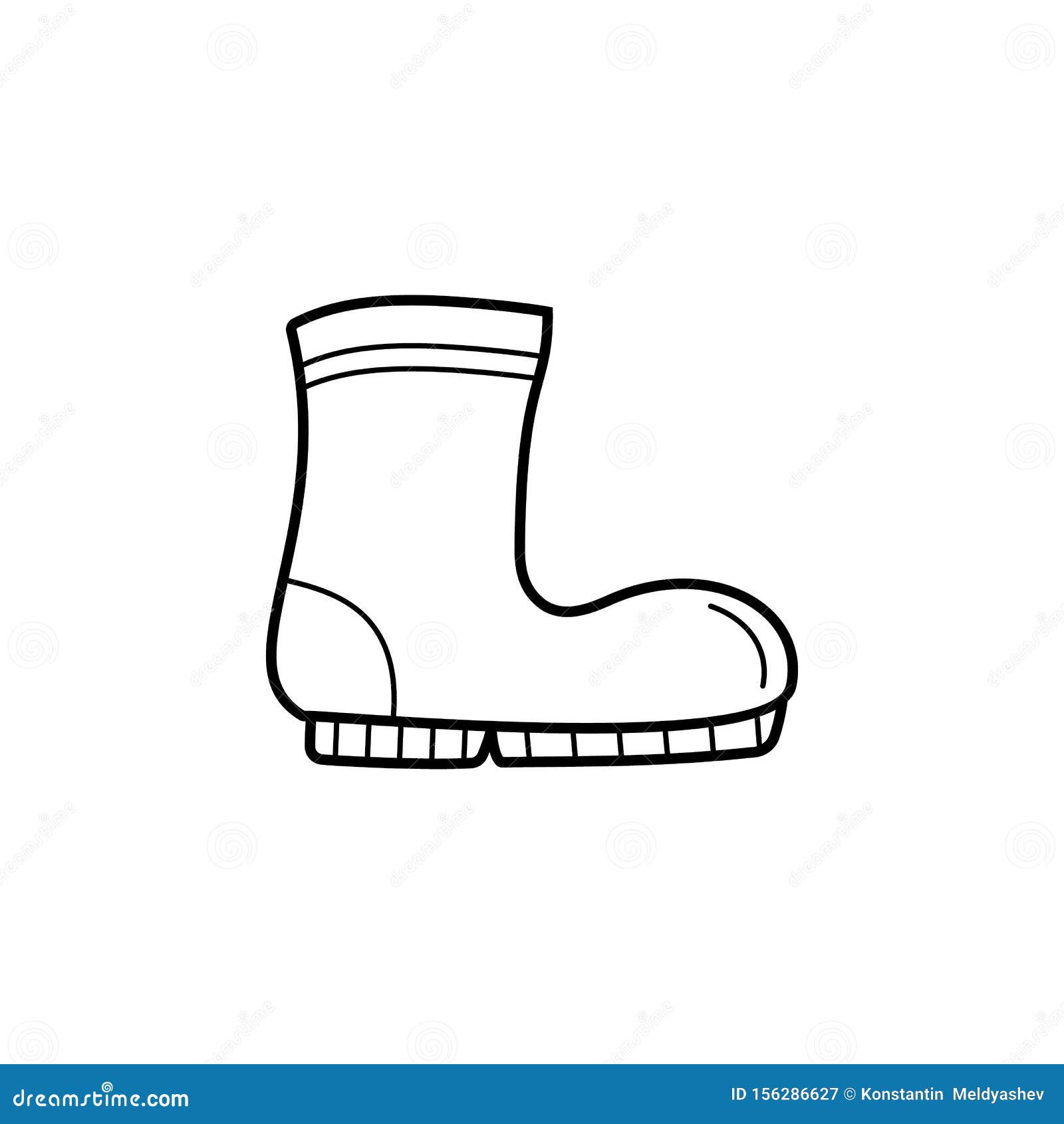 Boot Outline Stock Illustrations – 6,643 Boot Outline Stock ...
