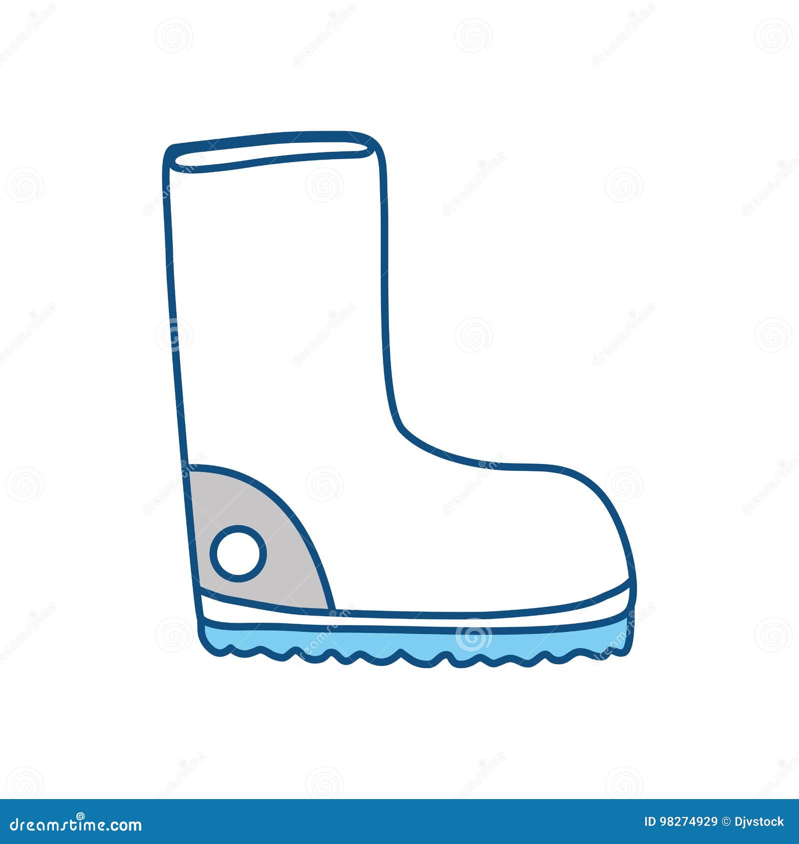 Boot indutrial security stock vector. Illustration of engineer - 98274929