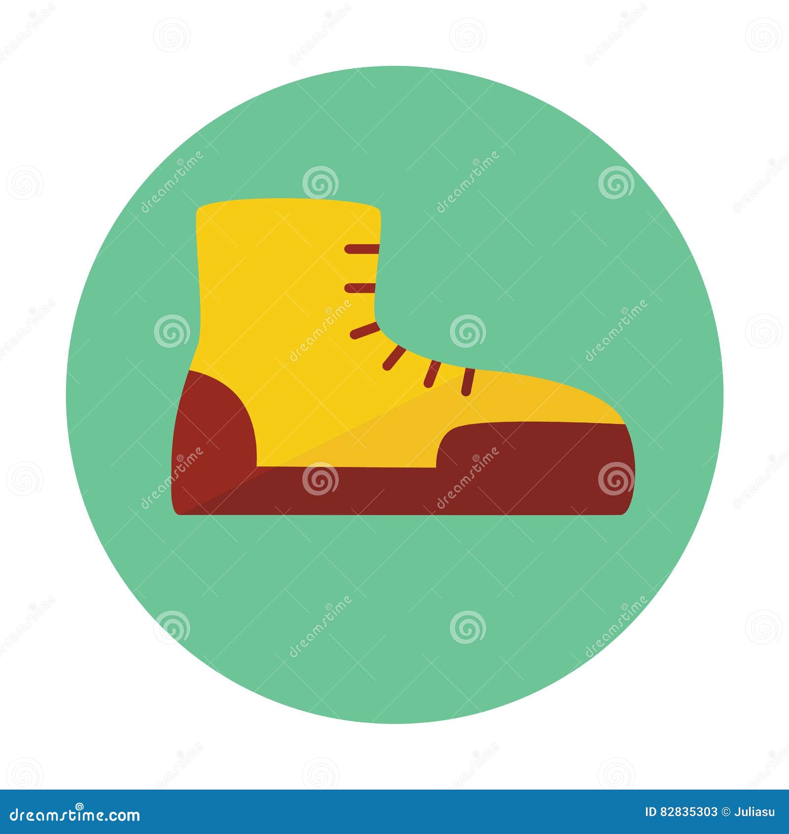 Boot outline icon stock vector. Illustration of hiking - 82835303