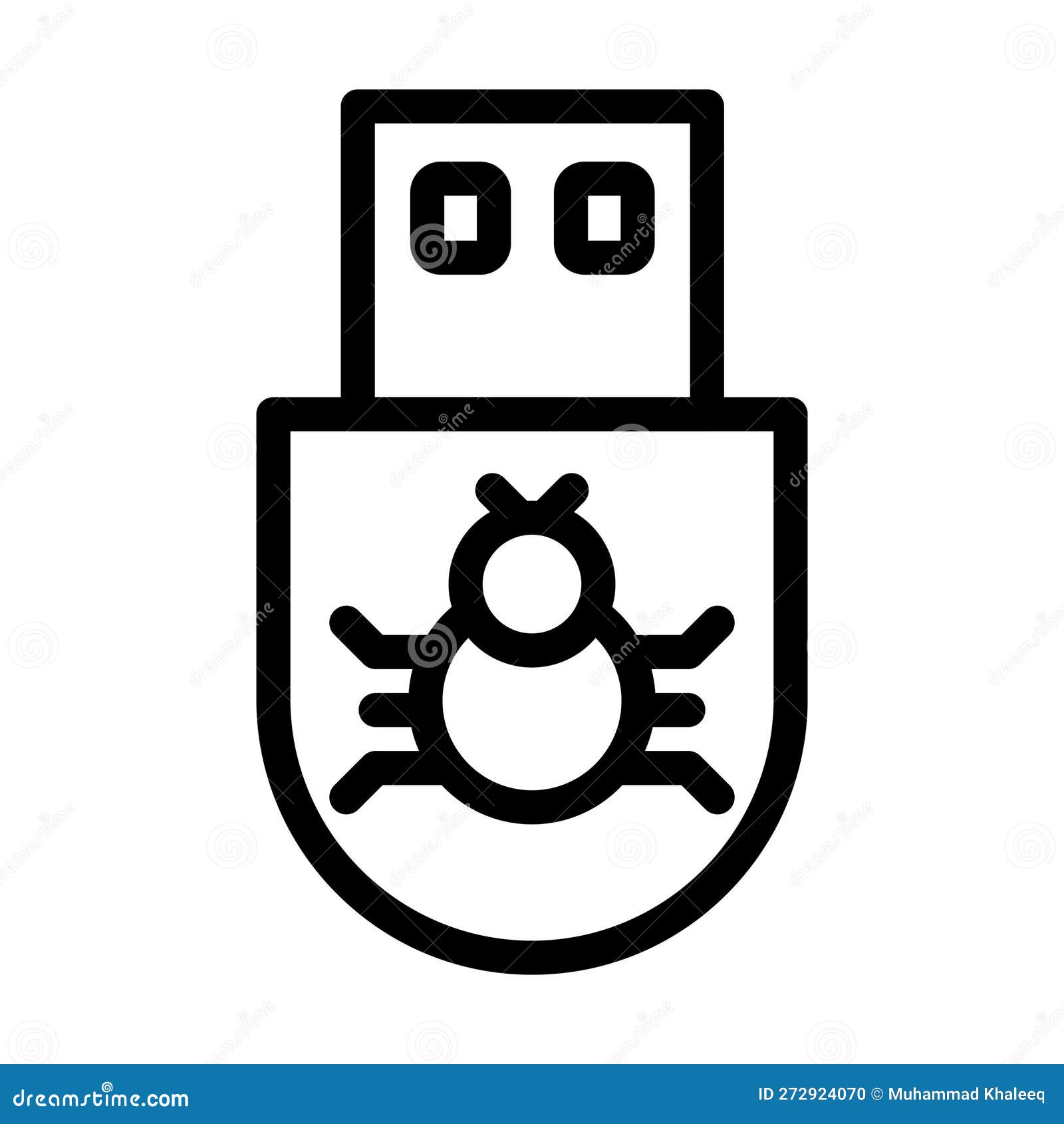 Boot Sector Vector Thick Line Icon for Personal and Commercial Use ...