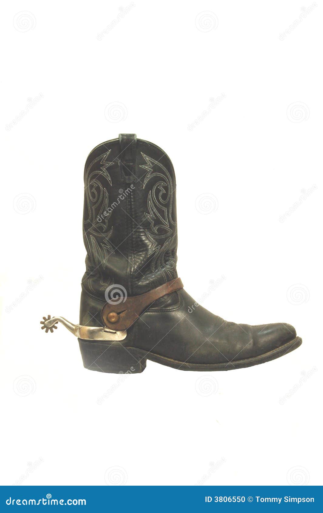 Boot with spur stock photo. Image of boot, west, foot - 3806550