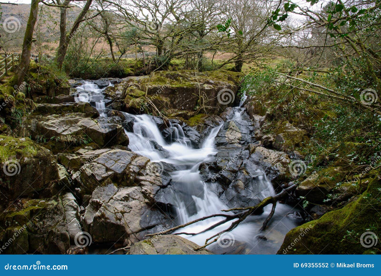 Boot Waterfall, Front View. Stock Photo - Image of national, tourism ...