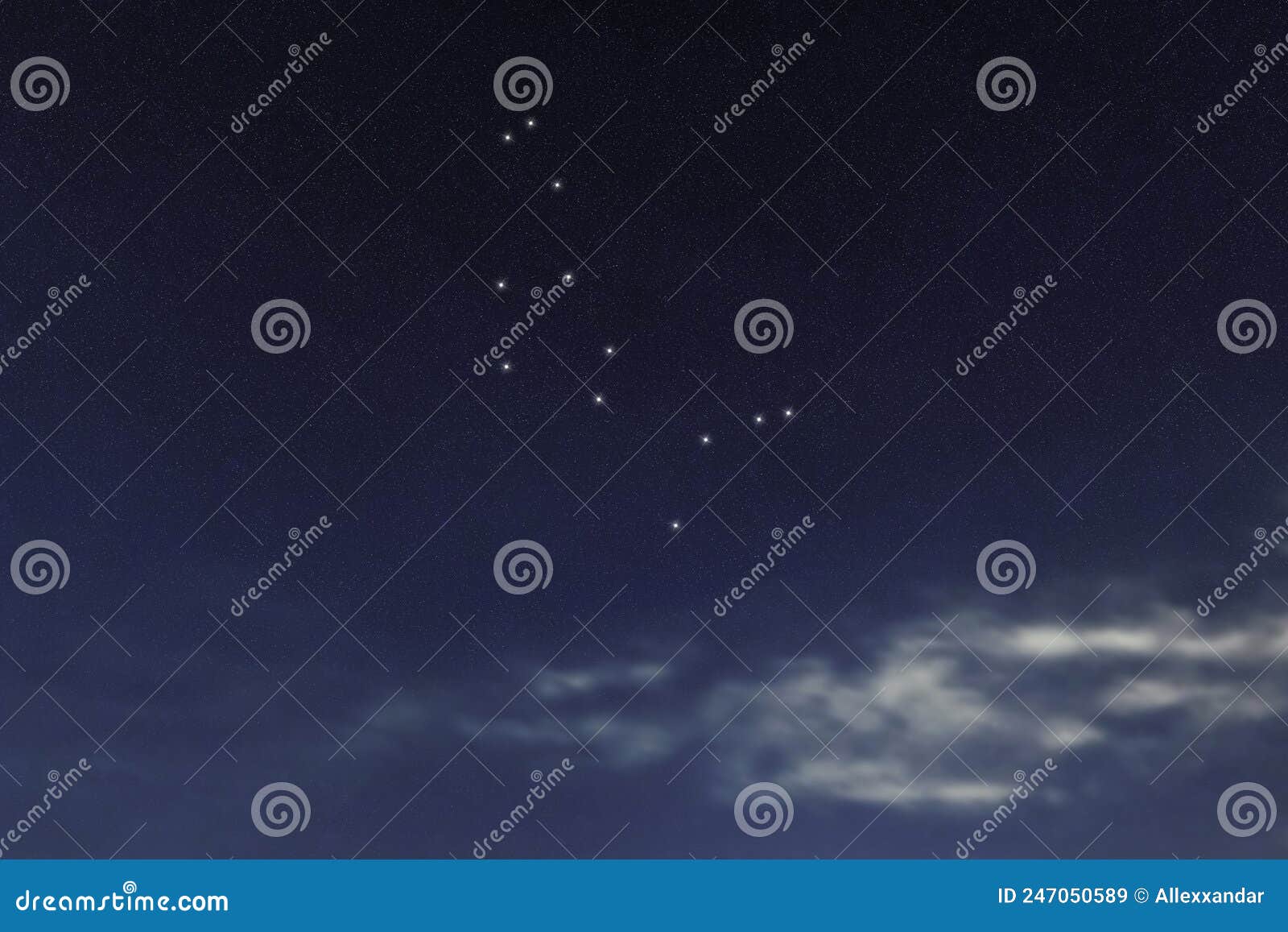 Bootes Constellation, Herdsman Constellation Stock Image - Image of ...