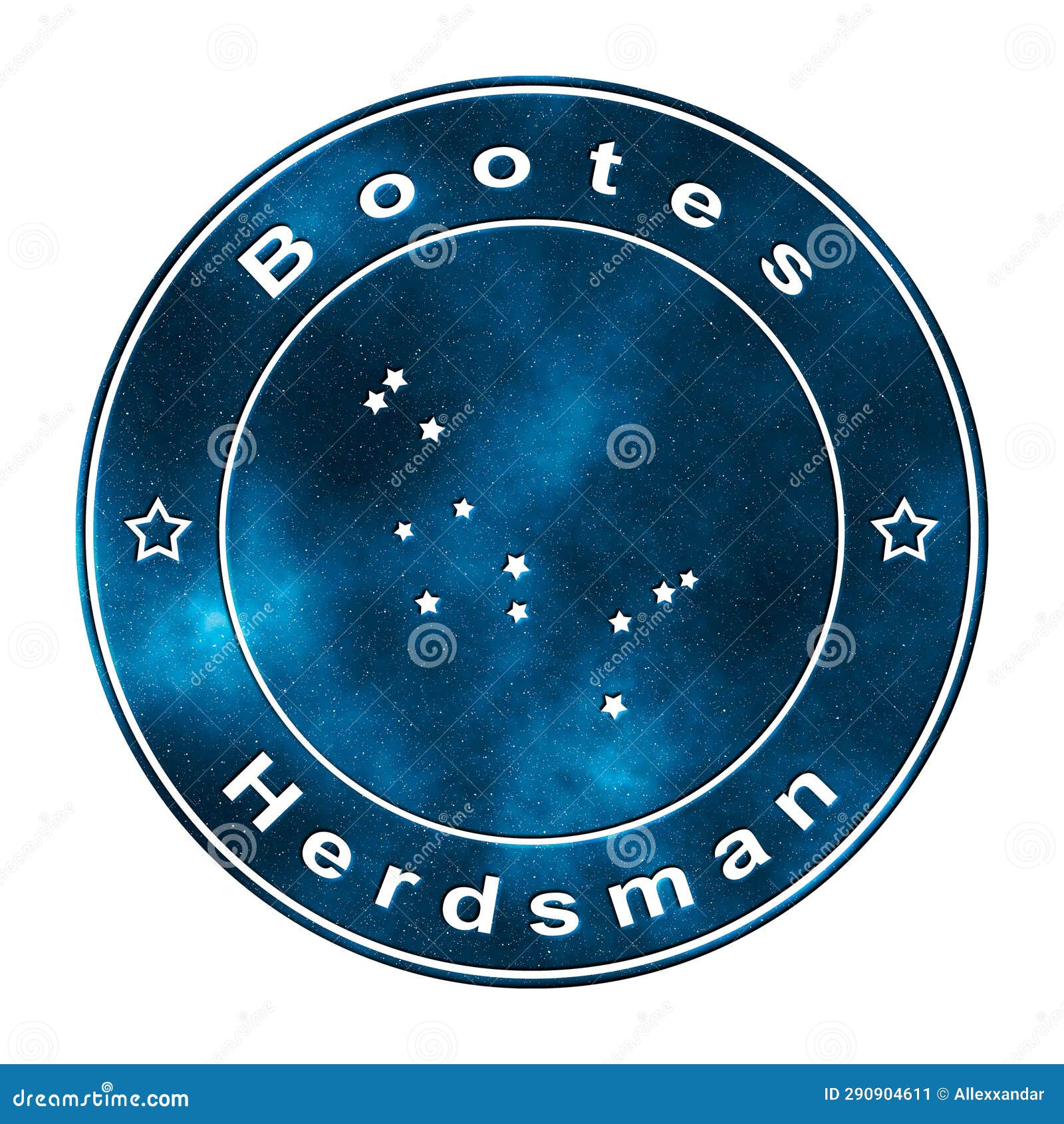 Bootes Star Constellation, Herdsman Constellation Stock Photography ...