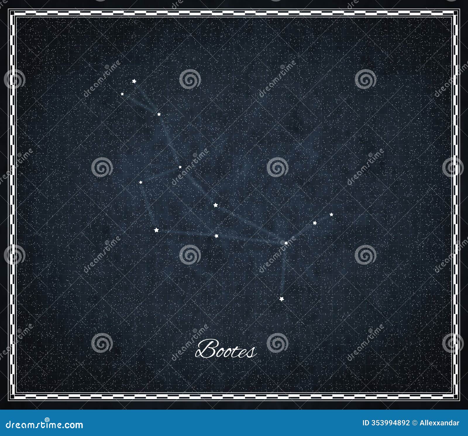 Bootes Star Constellation, Herdsman Constellation Stock Photography ...