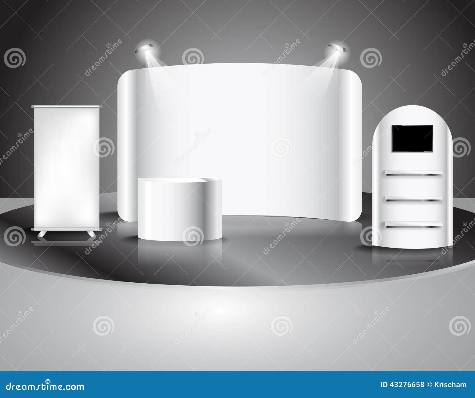 Booth Royalty-Free Cartoon | CartoonDealer.com #43276658