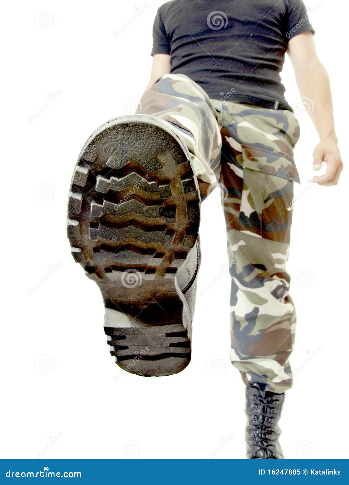 Bootom of army shoe stock image. Image of trousers, young - 16247885