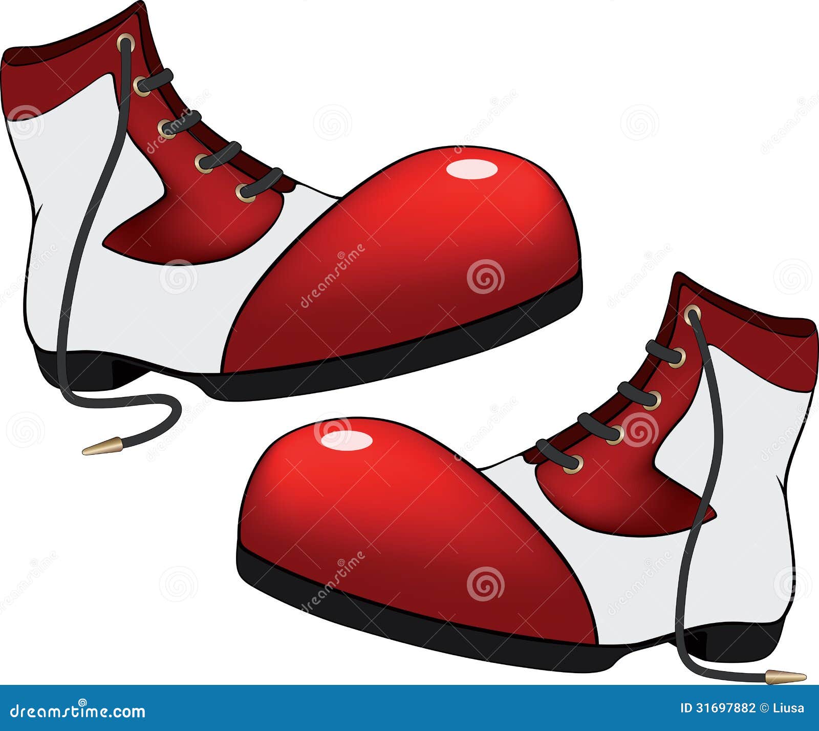 Boots for the Clown. Cartoon Stock Vector - Illustration of modern ...