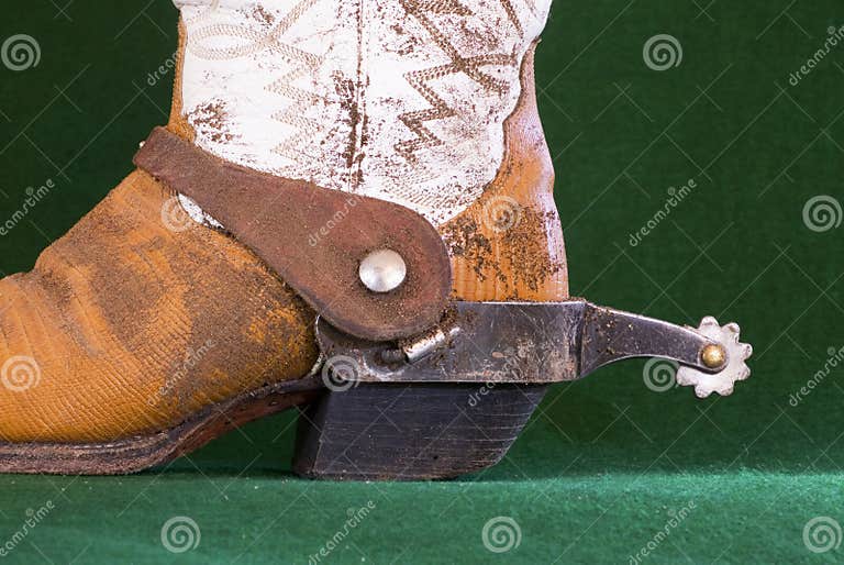 Boots and a spur stock image. Image of cowboy, cowboys - 18314679