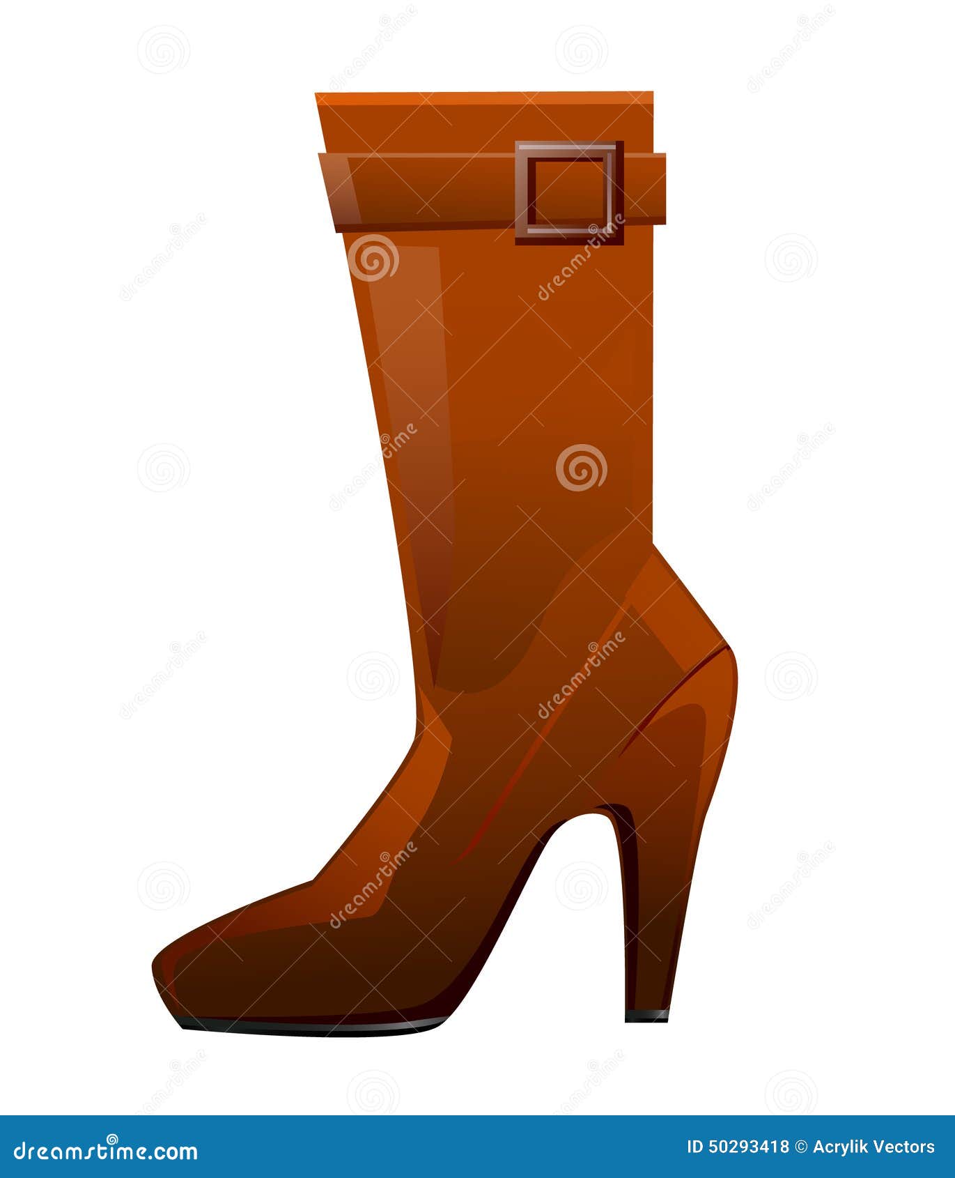 Boots for women stock illustration. Illustration of isolated - 50293418