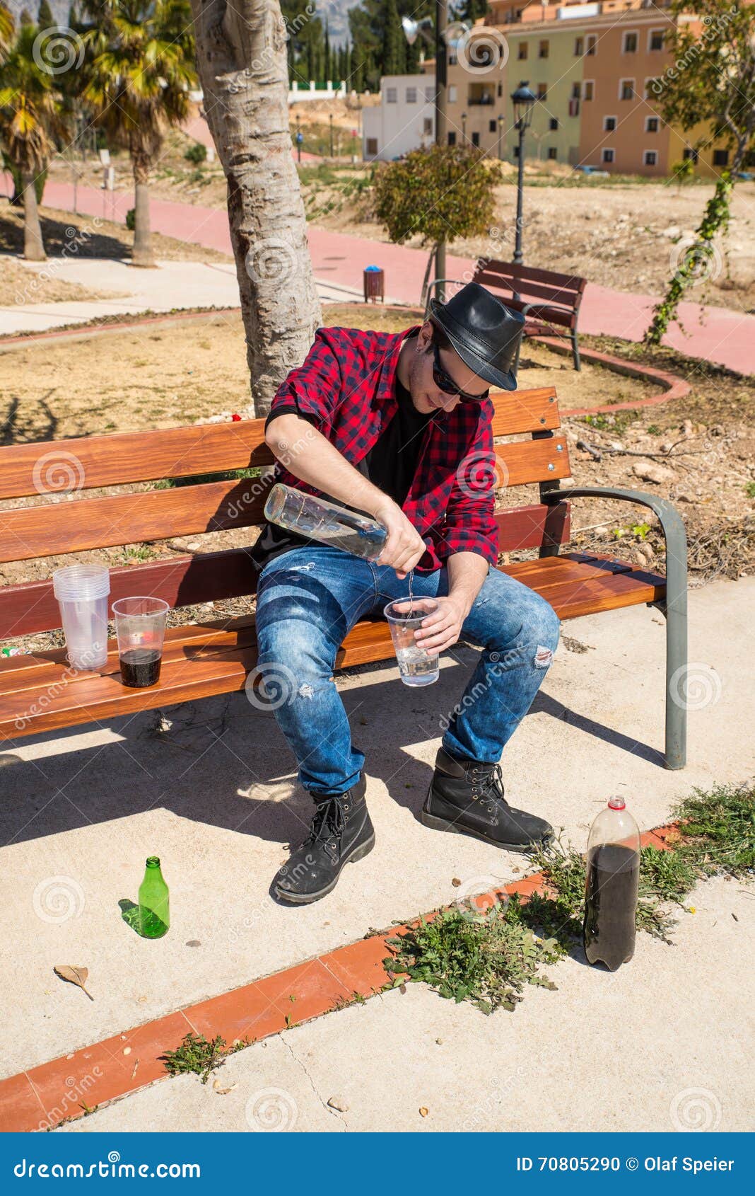 Boozing stock photo. Image of drunkard, lifestyle, outdoors - 70805290