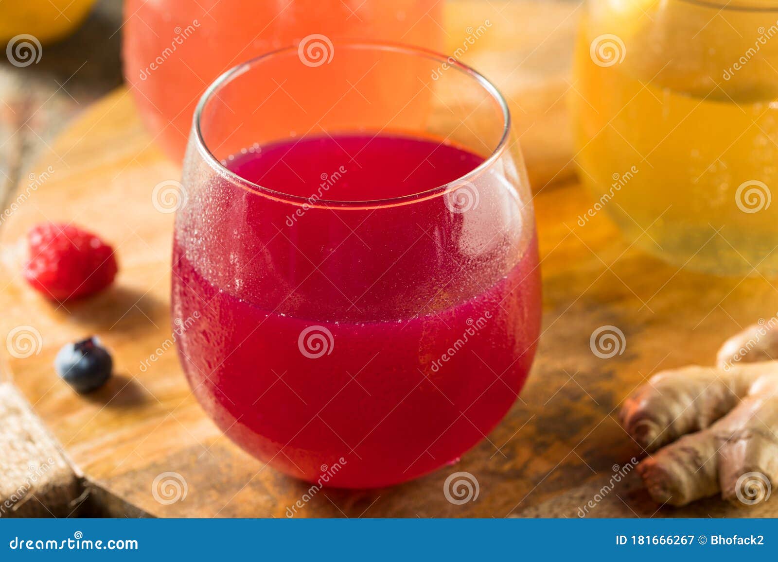 Boozy Alcoholic Hard Kombucha Cider Stock Image - Image of juice ...