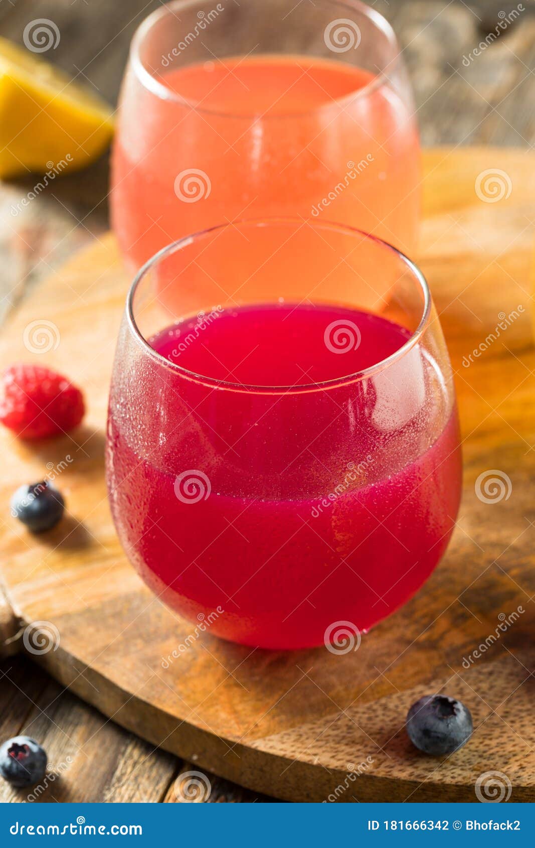 Boozy Alcoholic Hard Kombucha Cider Stock Photo - Image of homemade ...