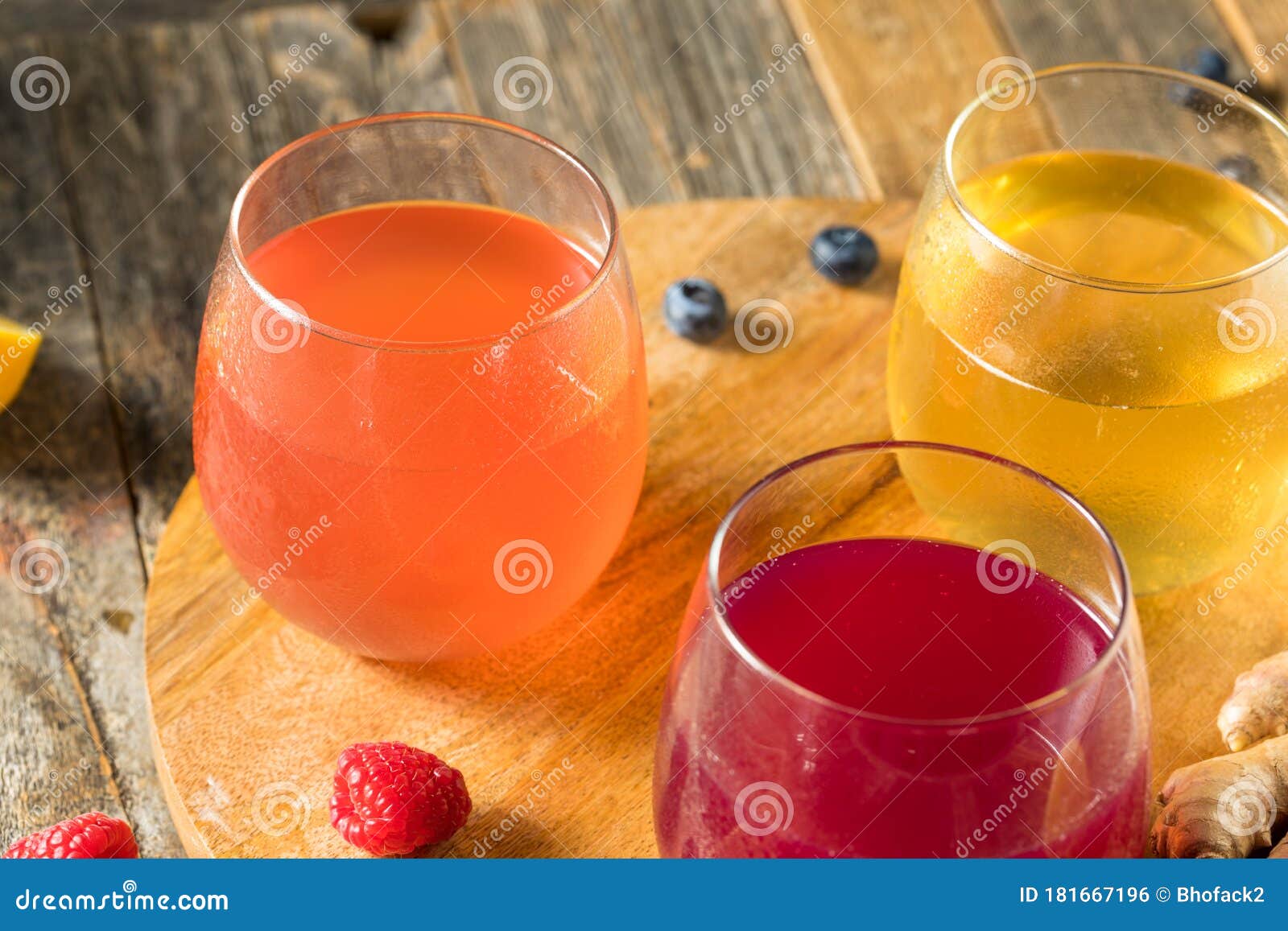 Boozy Alcoholic Hard Kombucha Cider Stock Photo - Image of organic ...