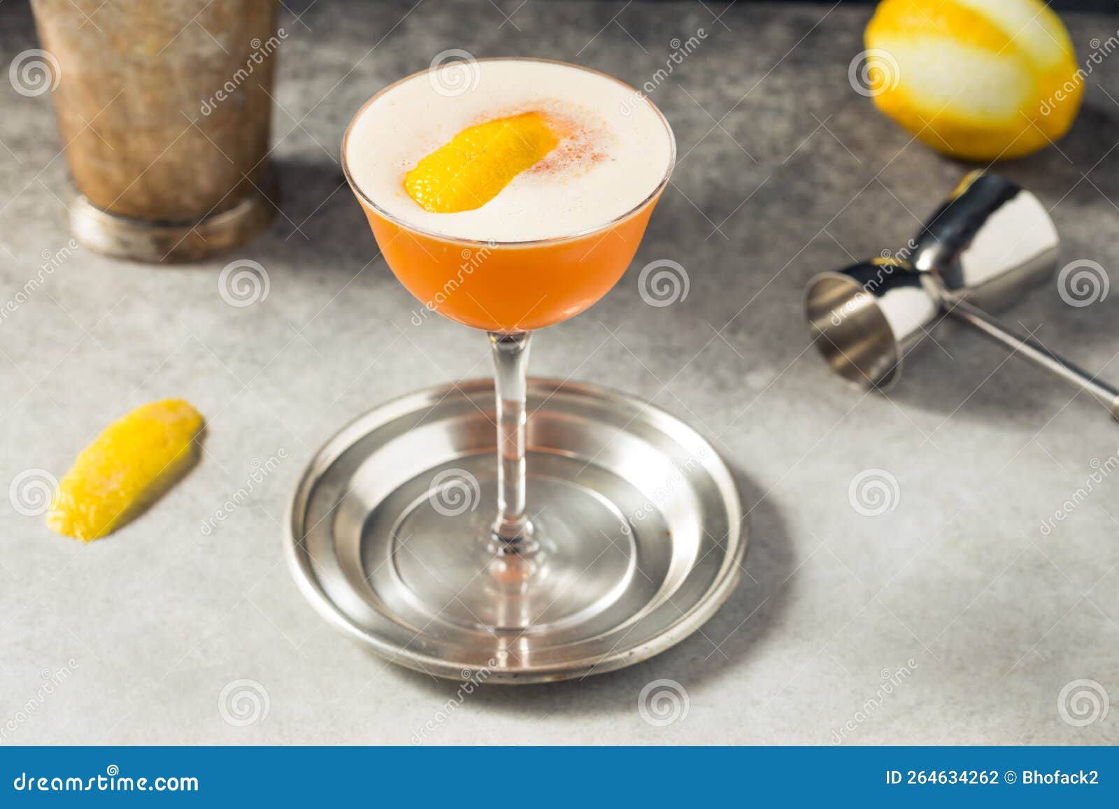 Boozy Cold Earl Grey Martini Cocktail Stock Photo - Image of mixed ...