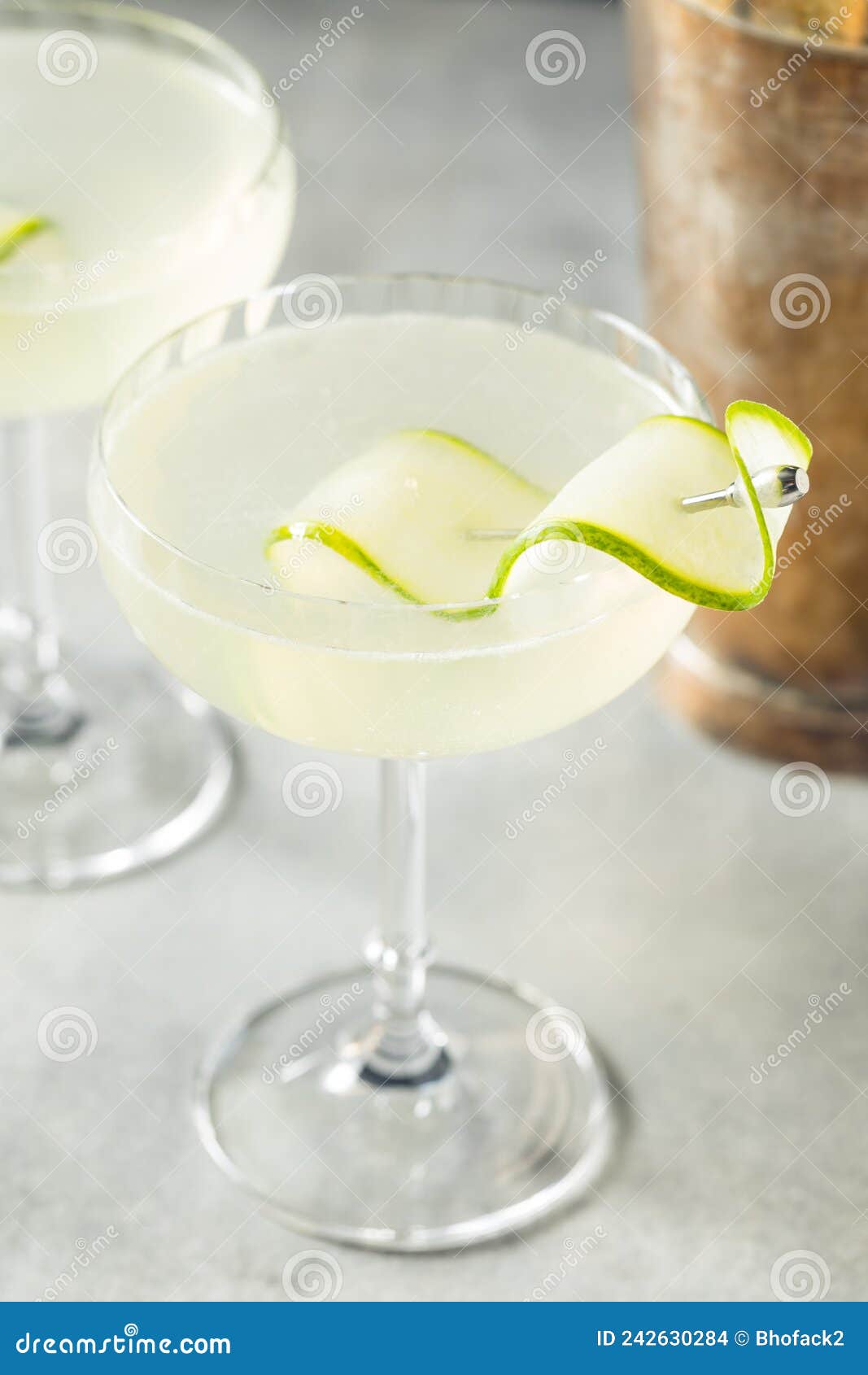 Boozy Refreshing Cold Saketini Cocktail Stock Photo - Image of fancy ...