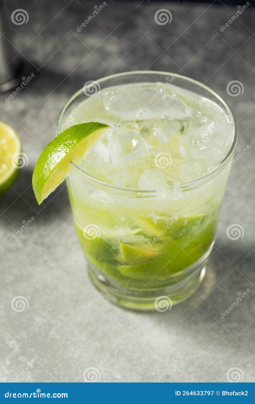 Boozy Refreshing Guaro Sour Cocktail Stock Image - Image of lime ...