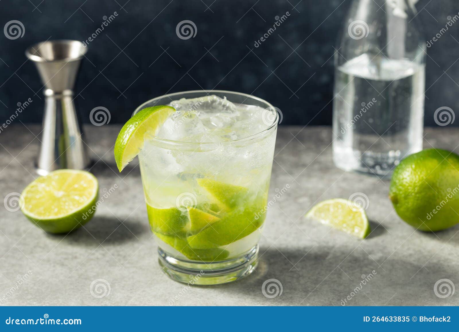 Boozy Refreshing Guaro Sour Cocktail Stock Image - Image of juice ...