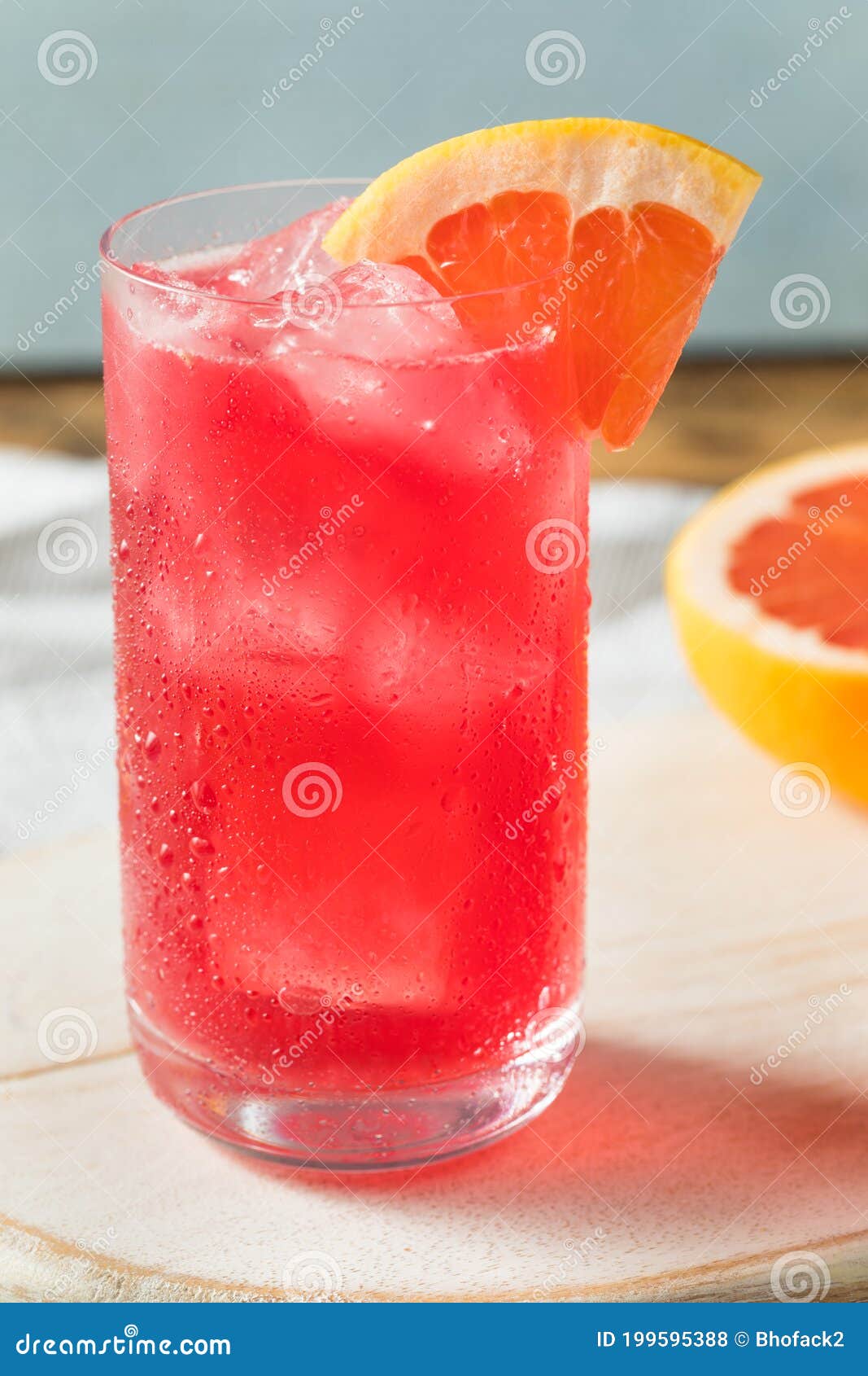 Boozy Refreshing Sea Breeze Cocktail Stock Photo - Image of fresh ...