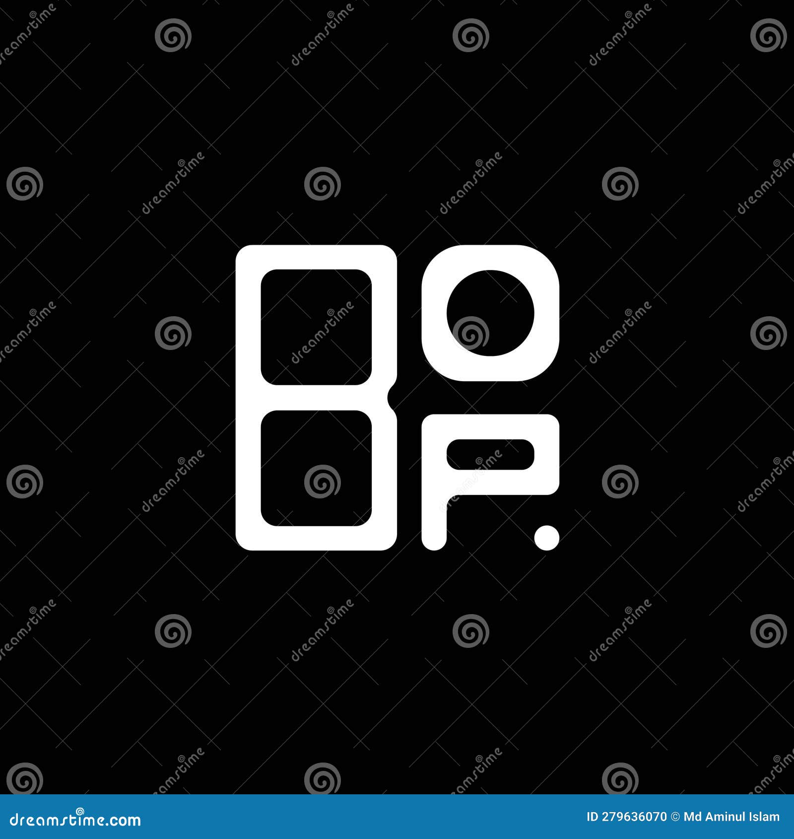 BOP Letter Logo Creative Design with Vector Graphic, BOP Stock Vector ...