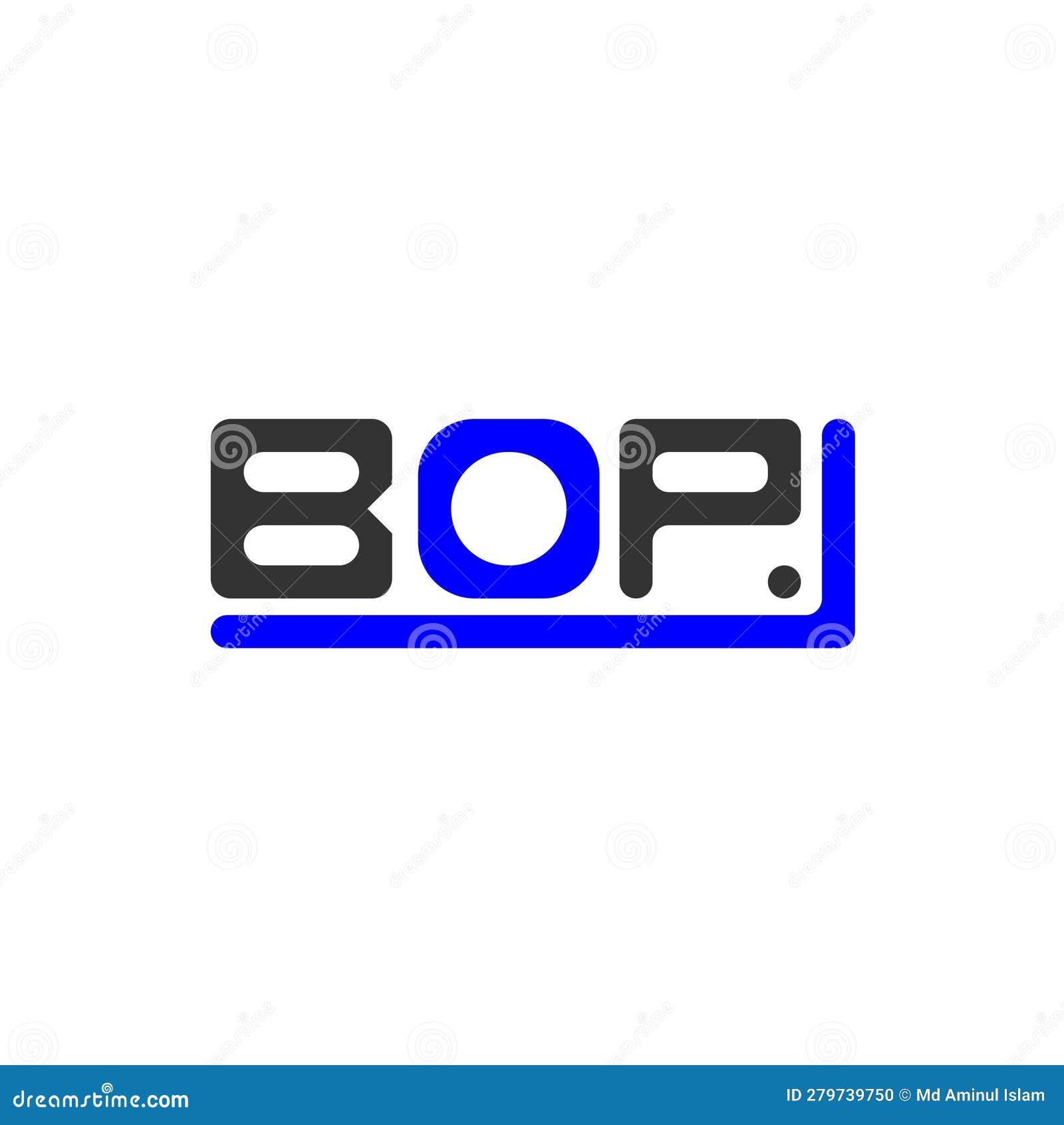 BOP Letter Logo Creative Design with Vector Graphic, BOP Stock Vector ...