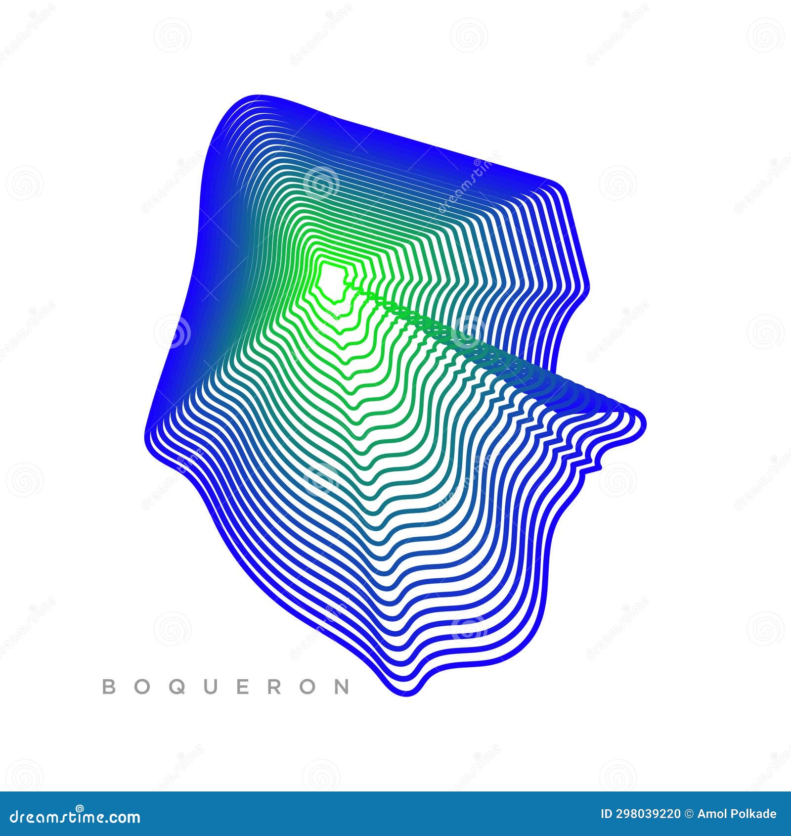 Boqueron Department of Paraguay Country Map Illustration Stock ...