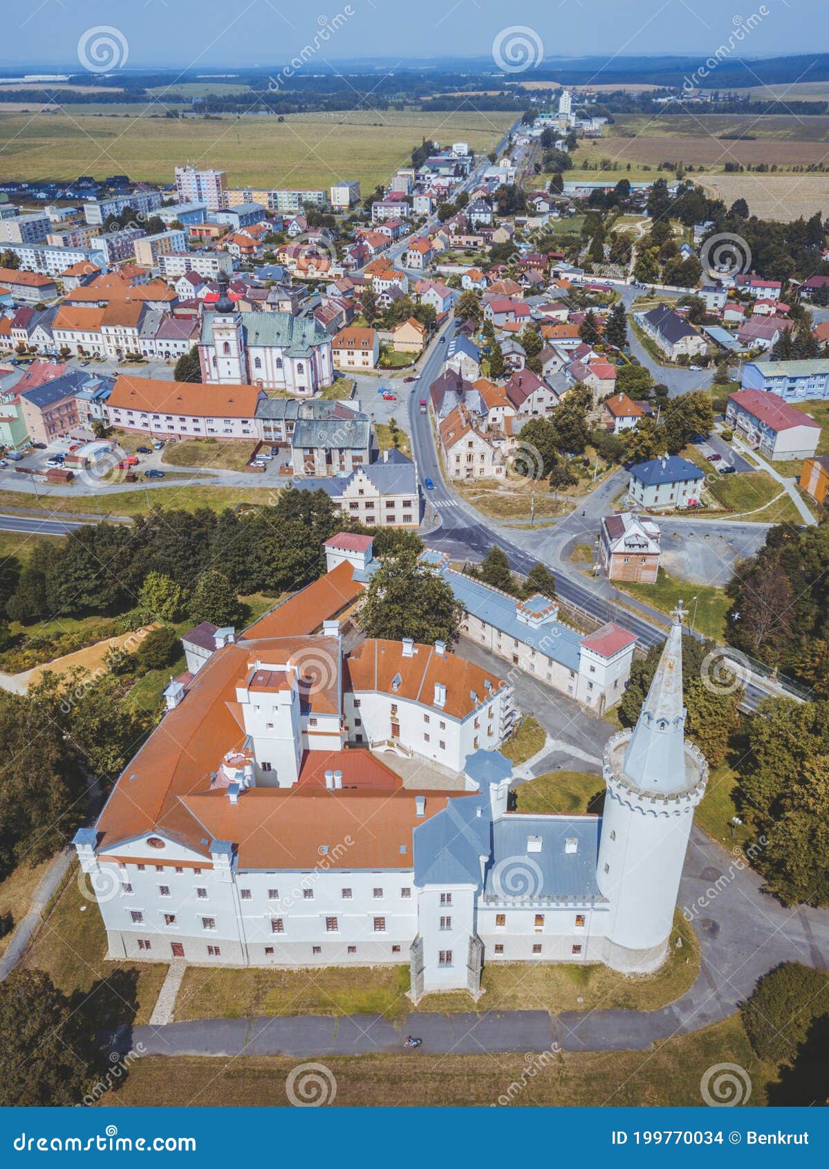 Bor Castle in Czechia stock photo. Image of nature, europe - 199770034