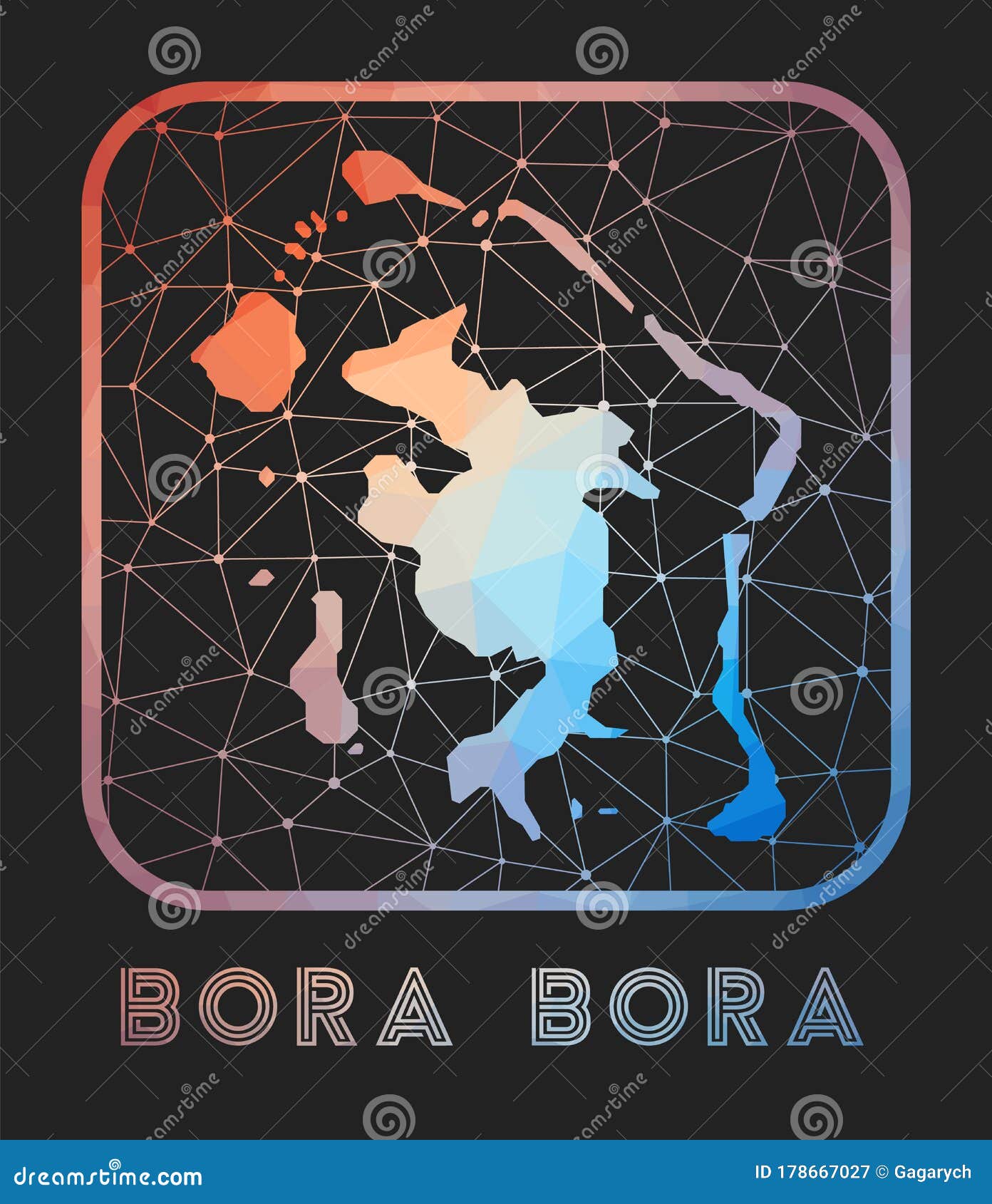 Bora Bora Icon. Cartoon Vector | CartoonDealer.com #210675415