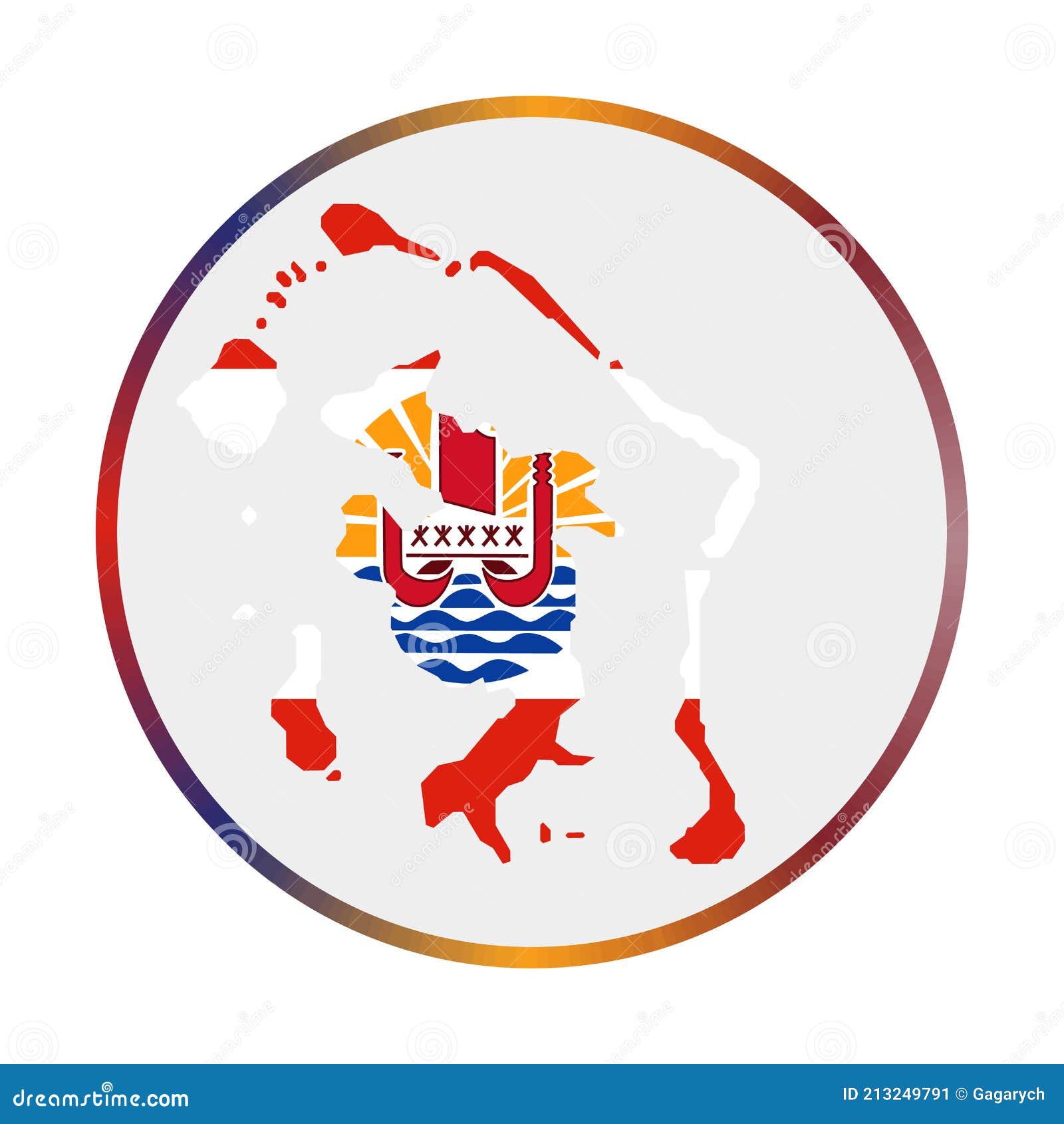 Bora Bora icon. stock vector. Illustration of location - 213249791