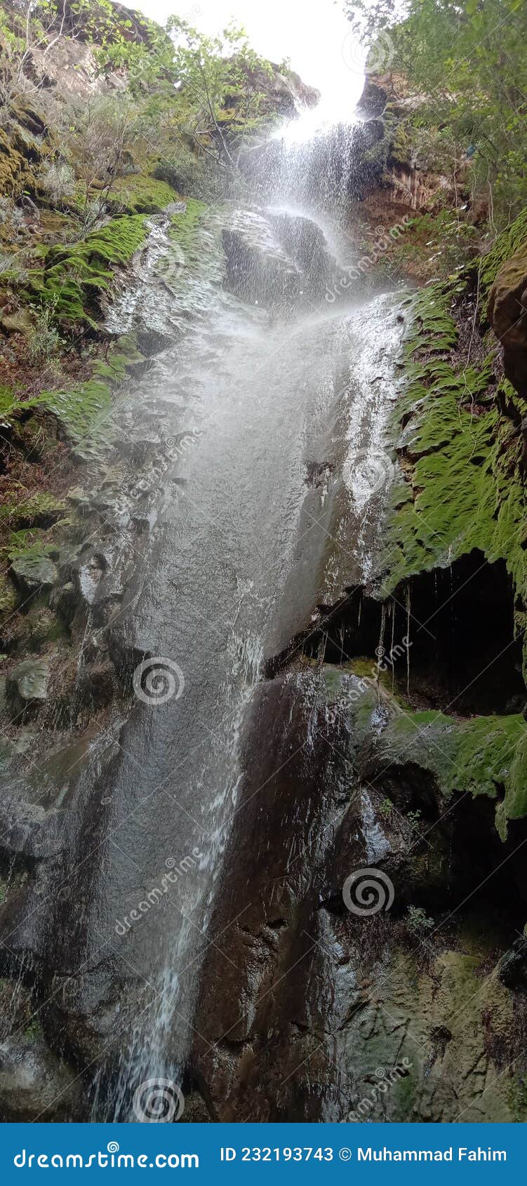 Bora waterfall stock image. Image of forest, rapid, cliff - 232193743