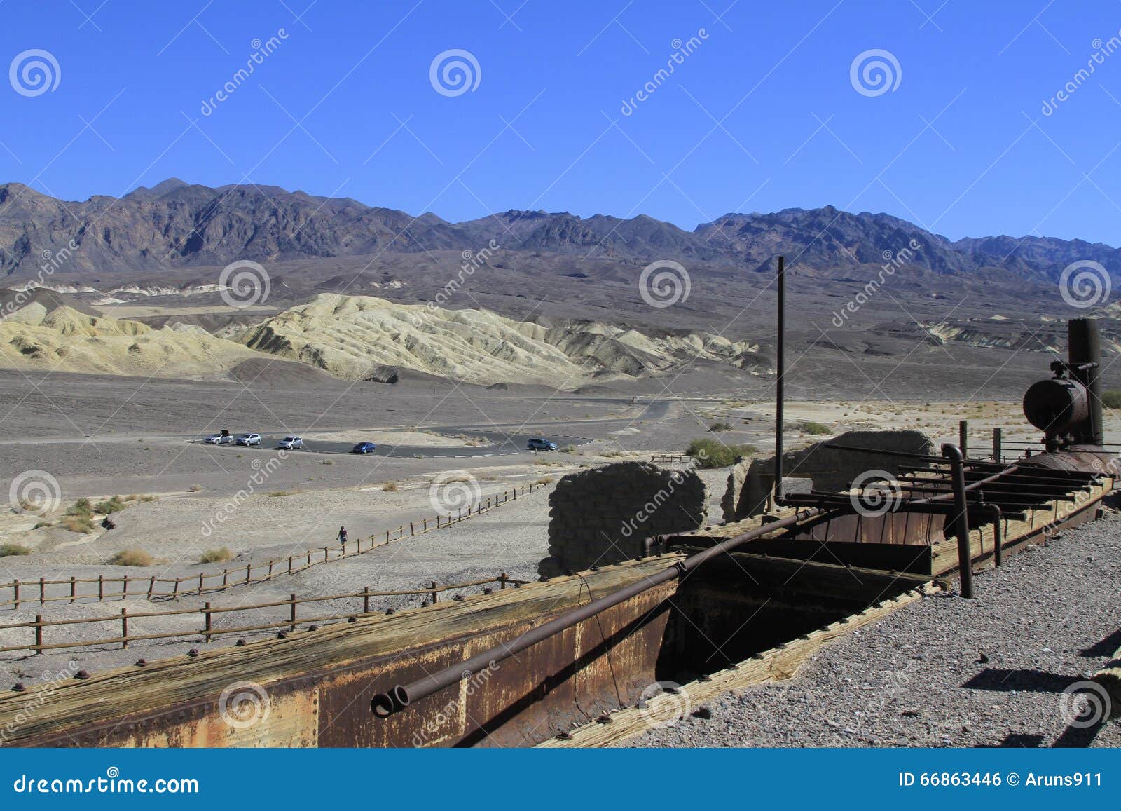 Borax Mine, Death Valley California Stock Photo - Image of death ...