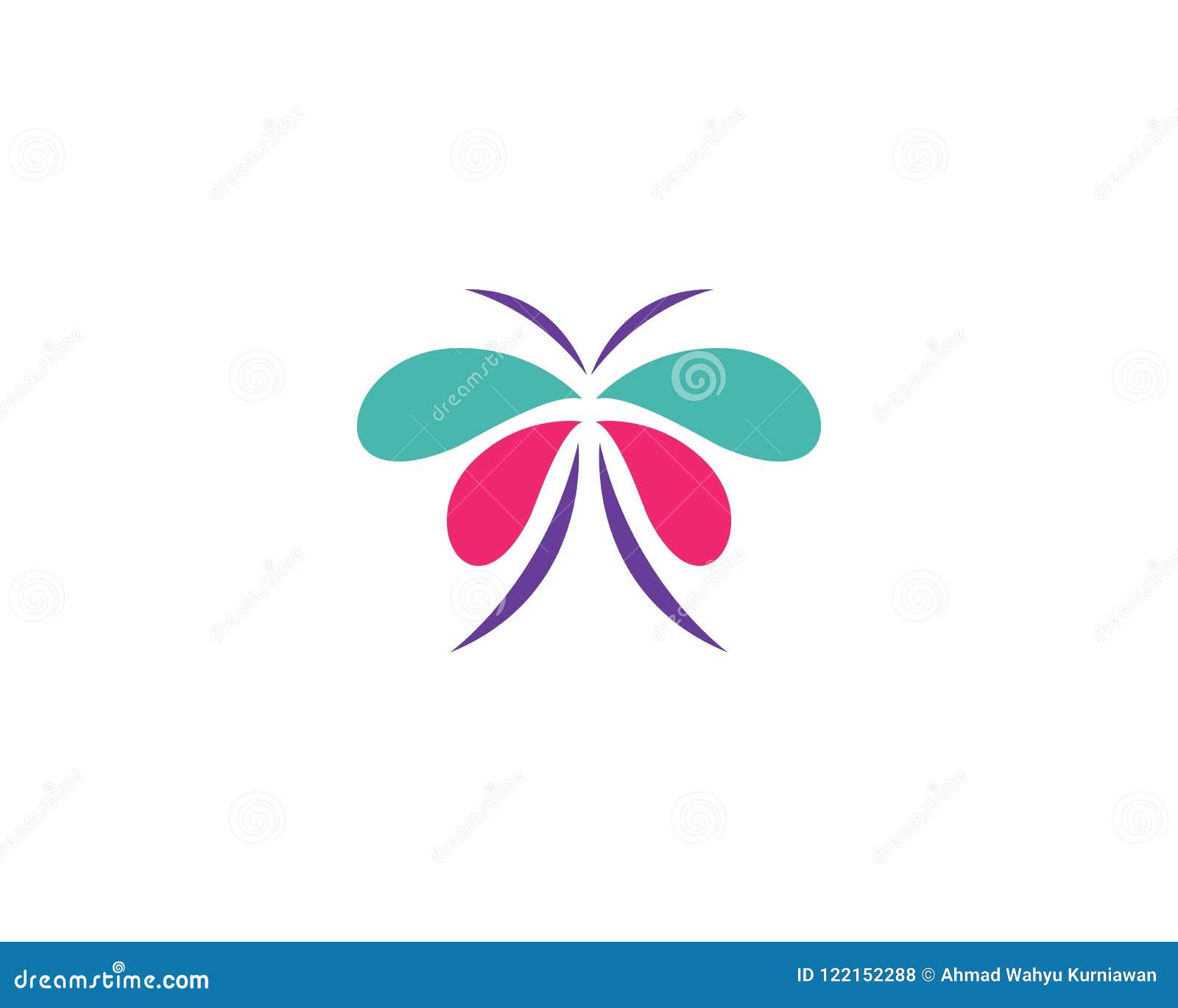 Borboleta Logo Template ilustração do vetor. Ilustração de logotipo ...