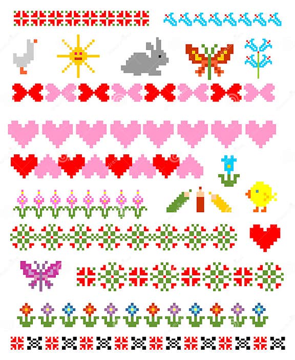 Bordado ilustración del vector. Ilustración de fondo - 52547983