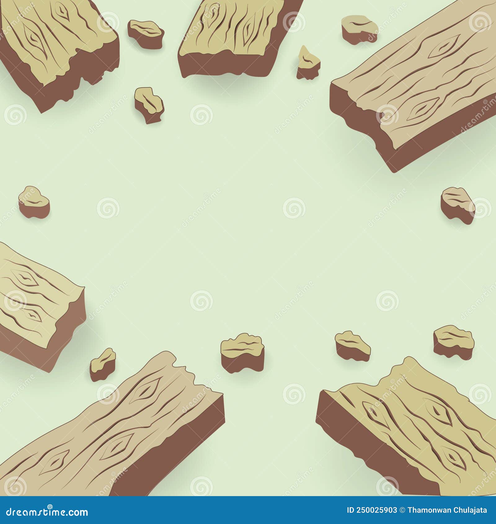 Borde de madera rota ilustración del vector. Ilustración de salpicar ...