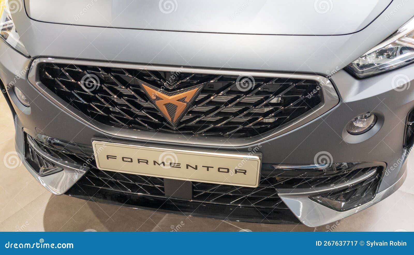 Seat Cupra Formentor Suv Sport Car Brand Logo And Text Sign Of Spanish