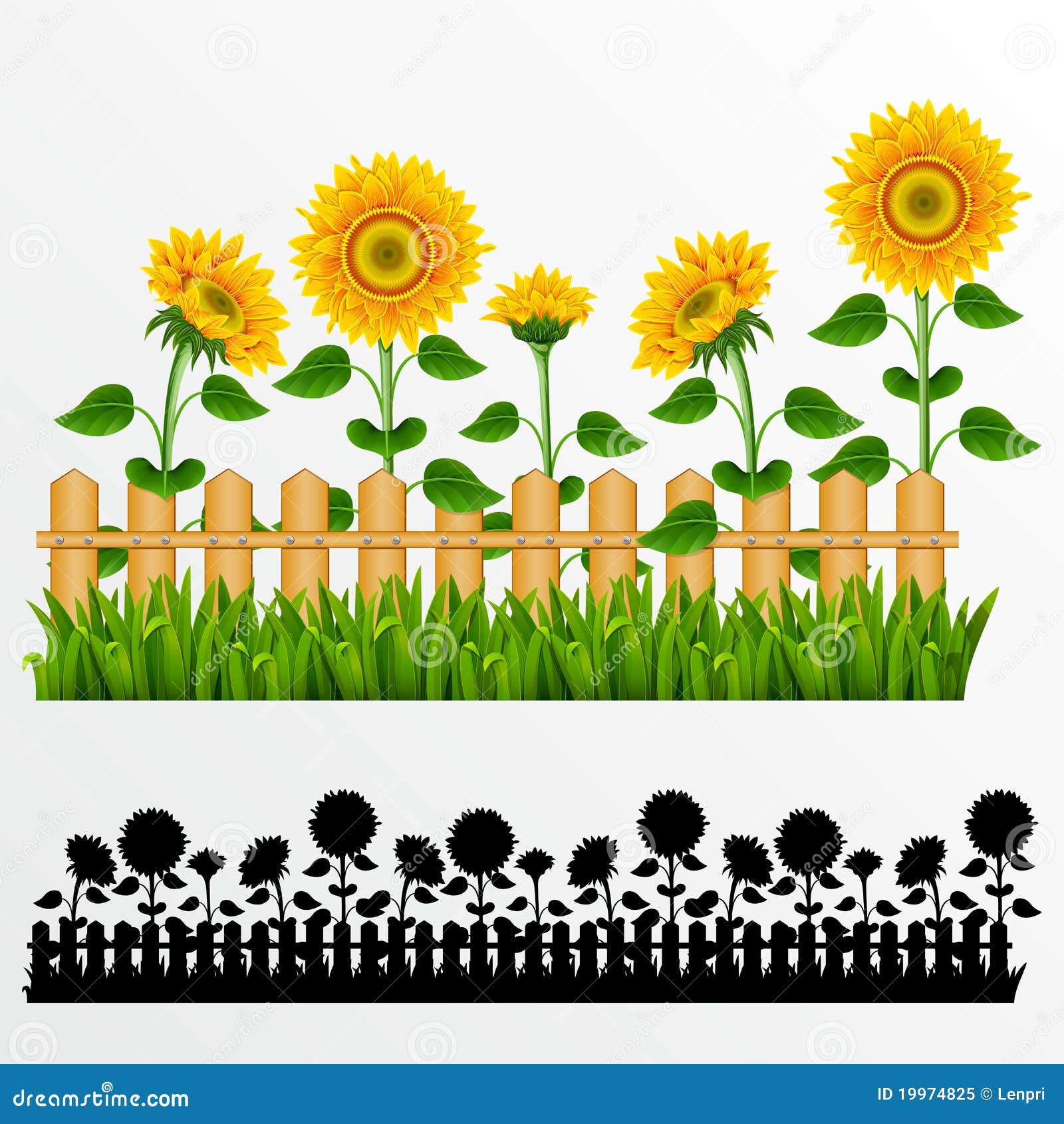 Border stock vector. Illustration of nail, brown, field - 19974825