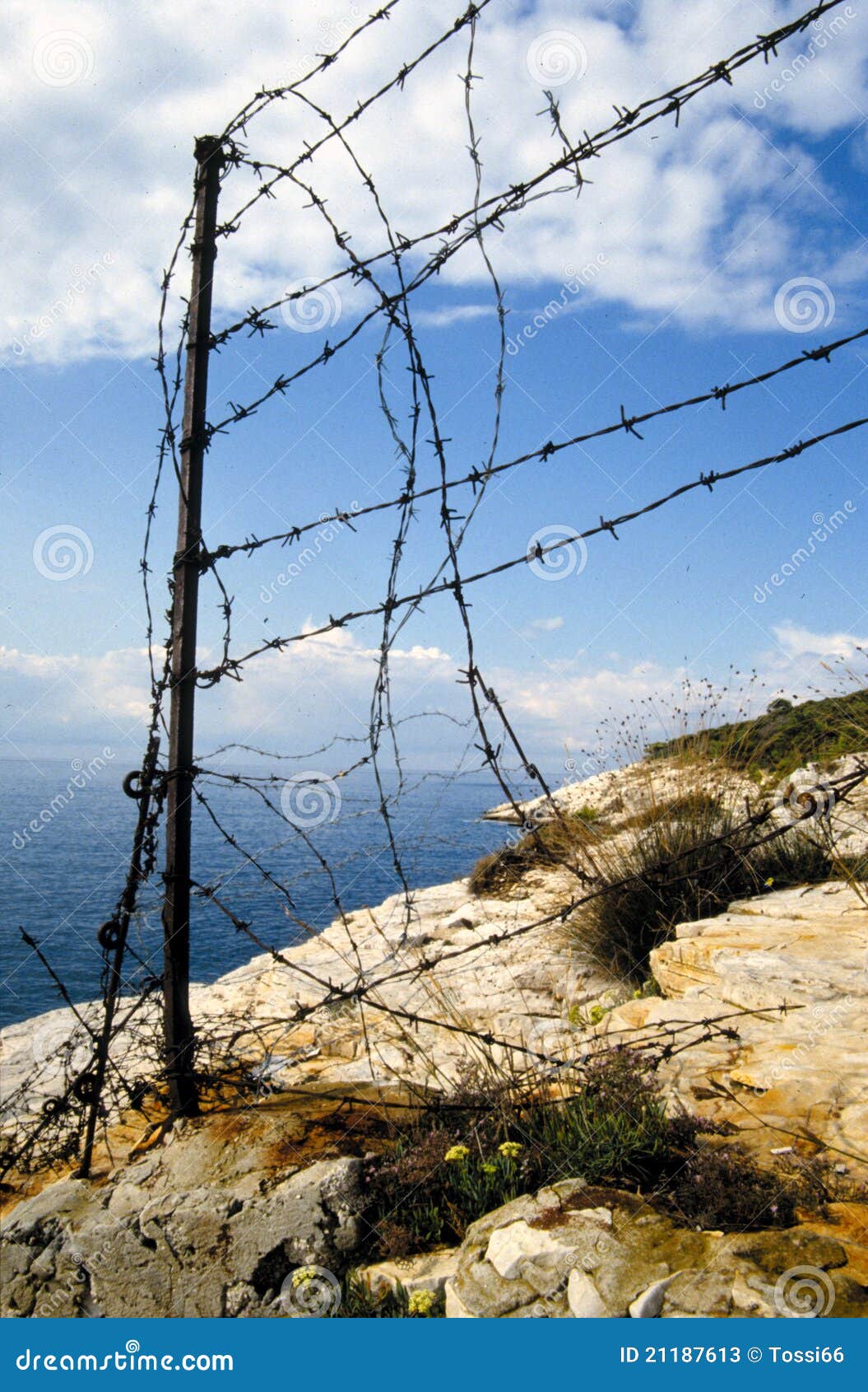 Border stock image. Image of farm, landscape, wire, scene - 21187613