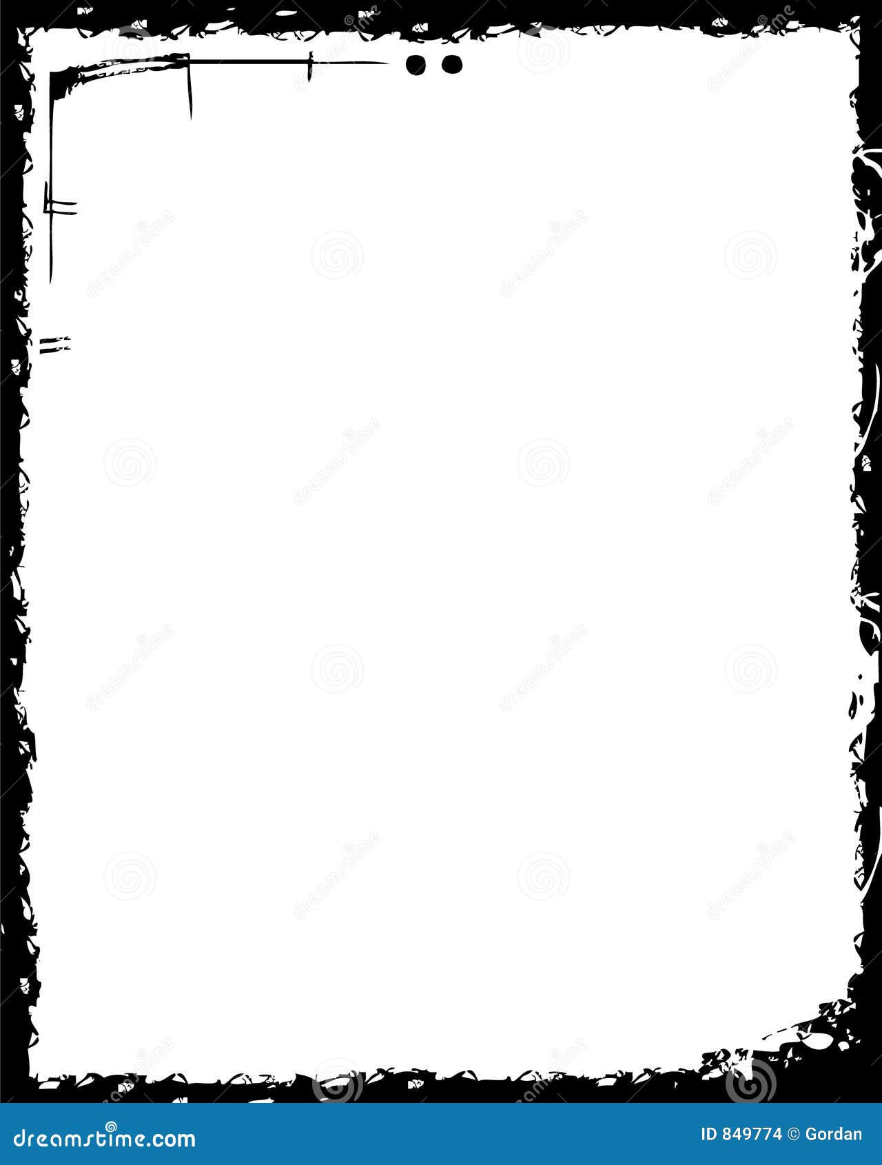 Border stock illustration. Illustration of messy, mess - 849774