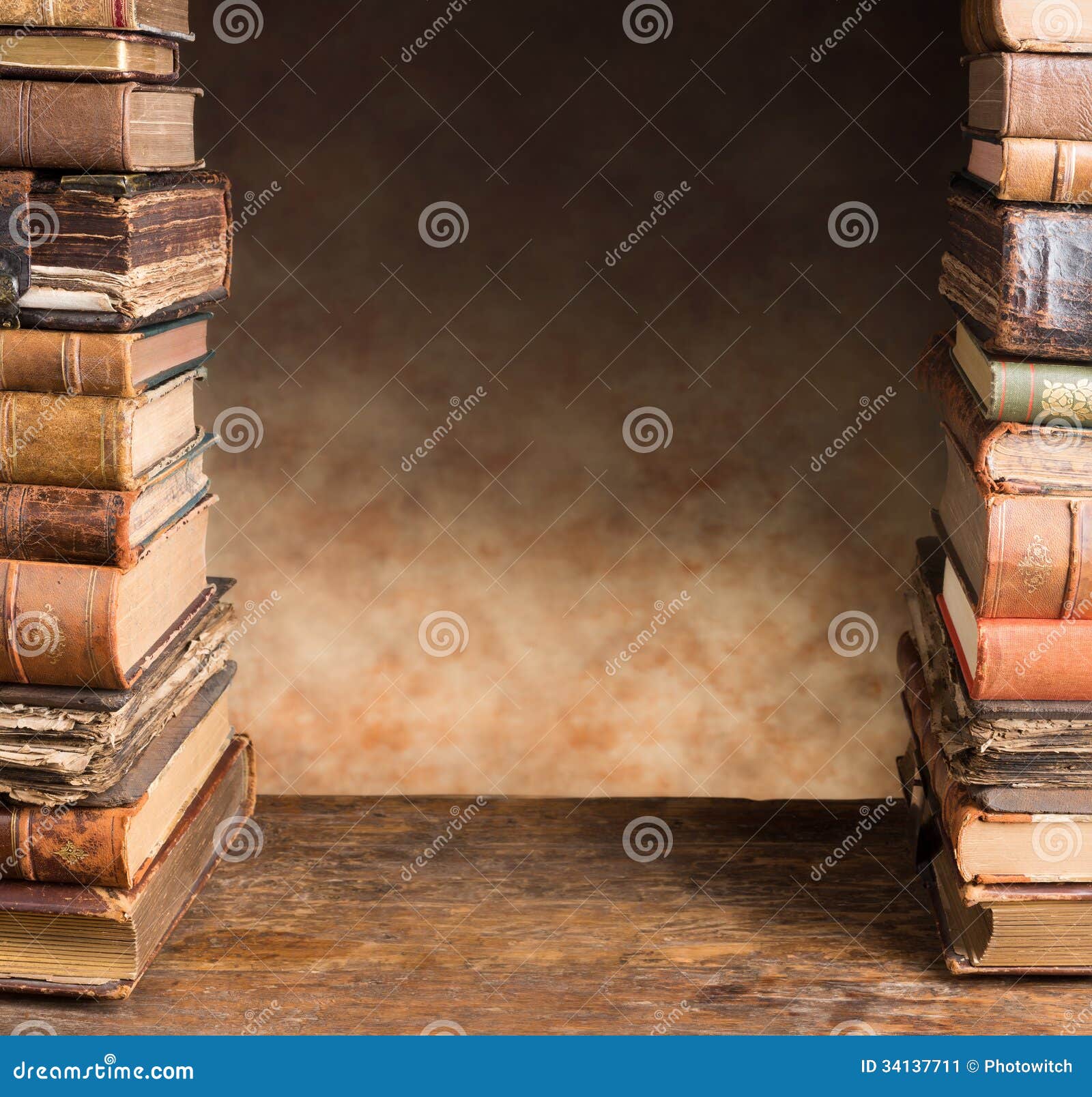 Border with antique books stock image. Image of gilded - 34137711
