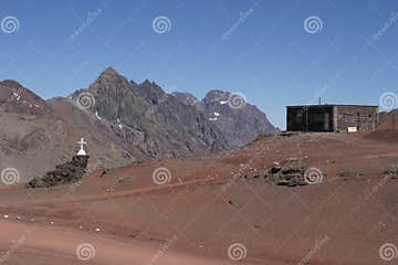Border Argentina - Chile stock photo. Image of argentina - 1576434