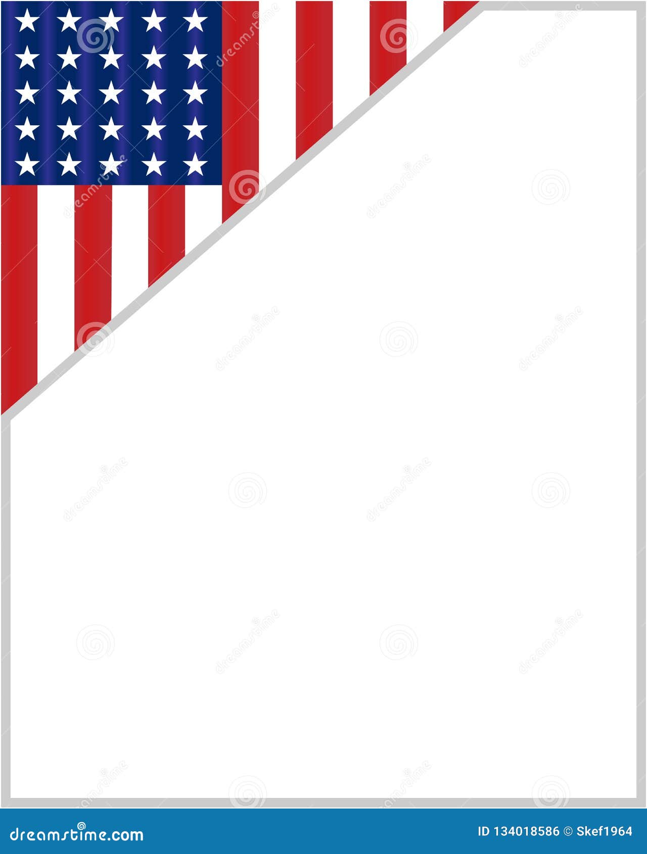 American Corner USA Symbol Frame. Stock Vector - Illustration of fourth ...